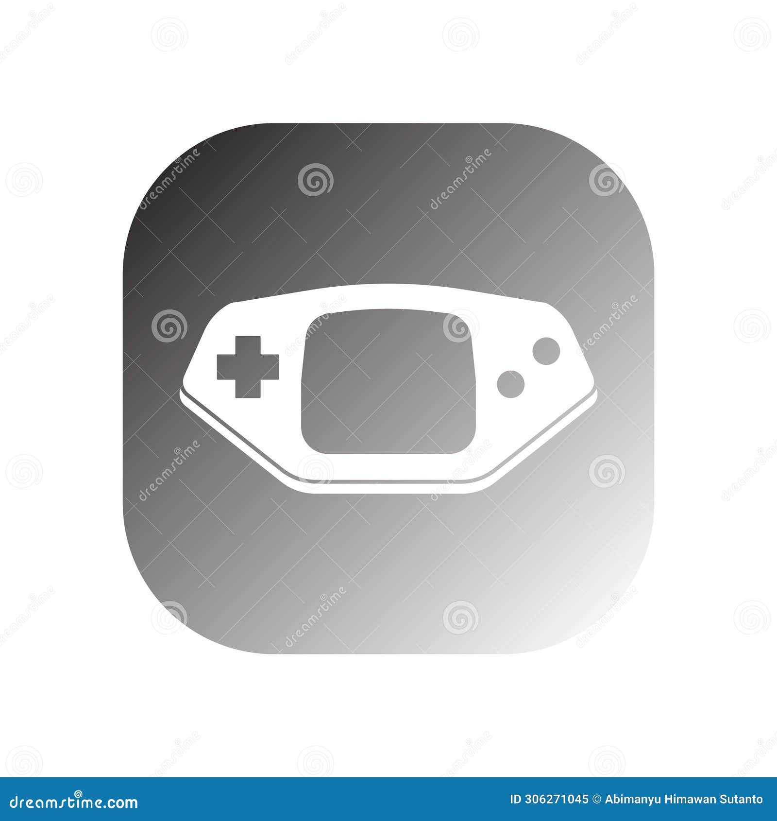 Gameboy icon vector stock illustration. Illustration of game - 306271045