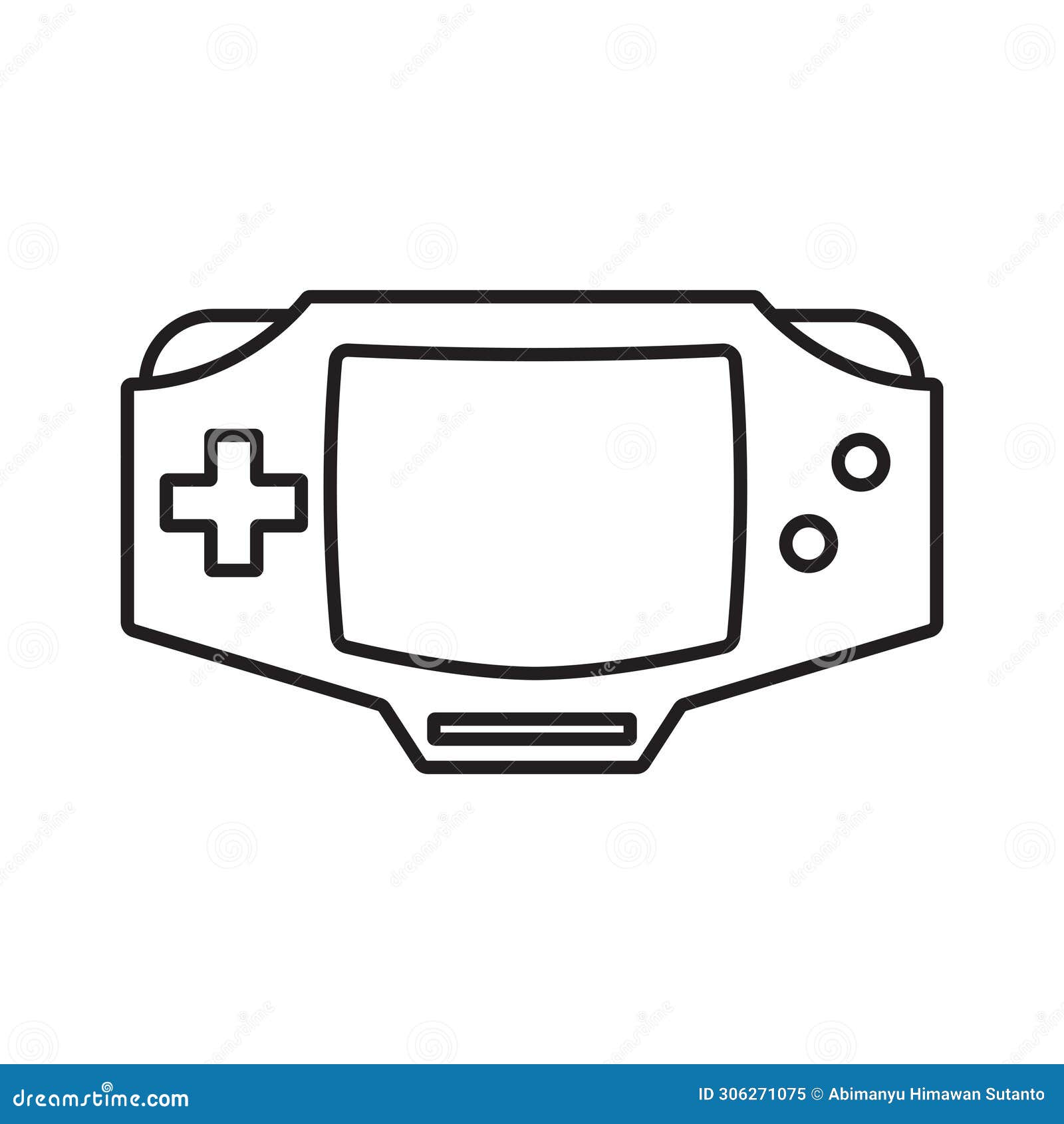 Gameboy icon vector stock illustration. Illustration of icon - 306271075