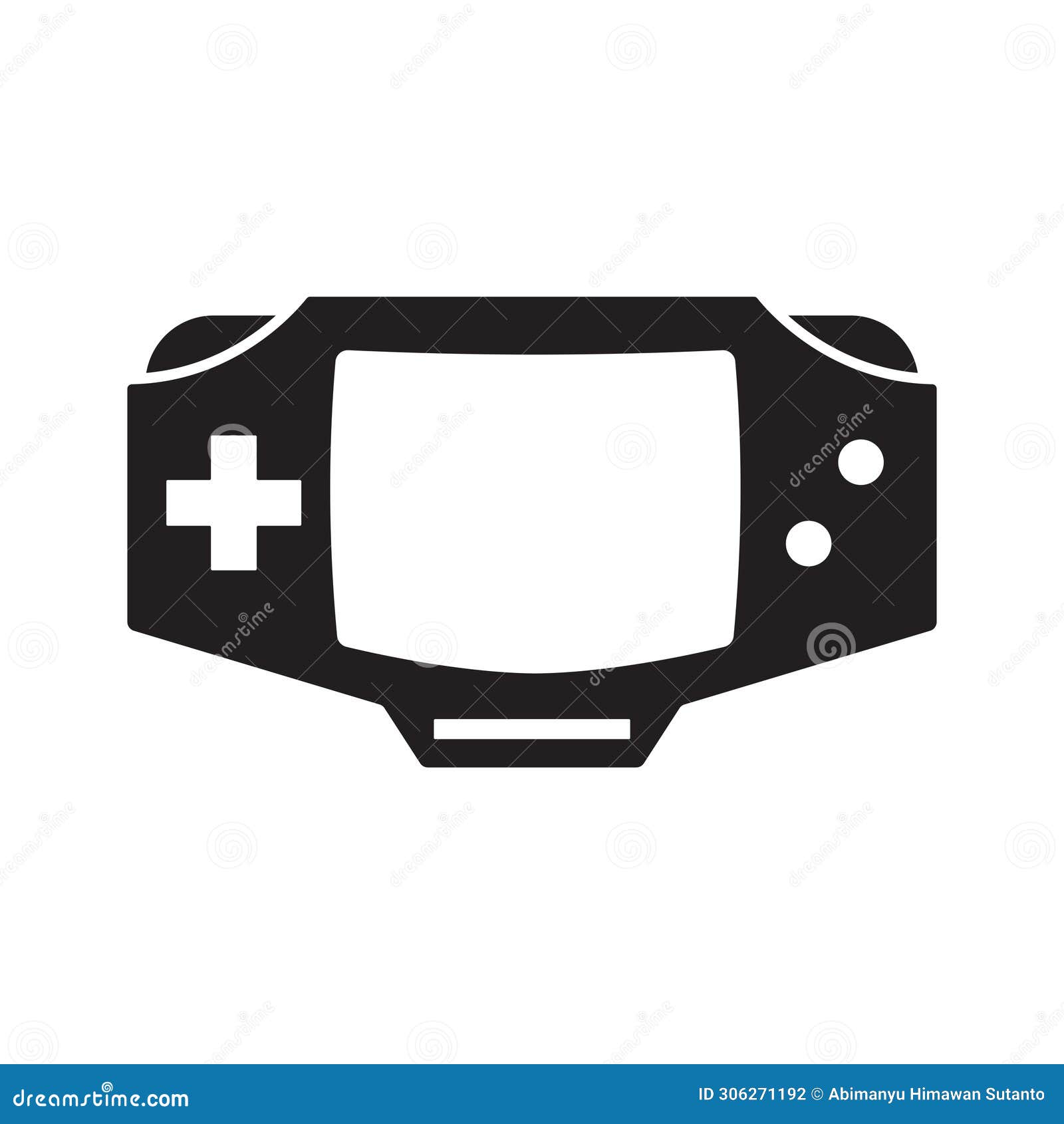 Gameboy icon vector stock illustration. Illustration of game - 306271192