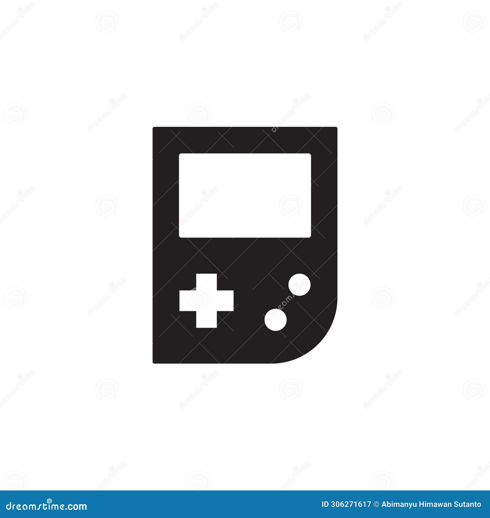 Gameboy icon vector stock illustration. Illustration of isolated ...
