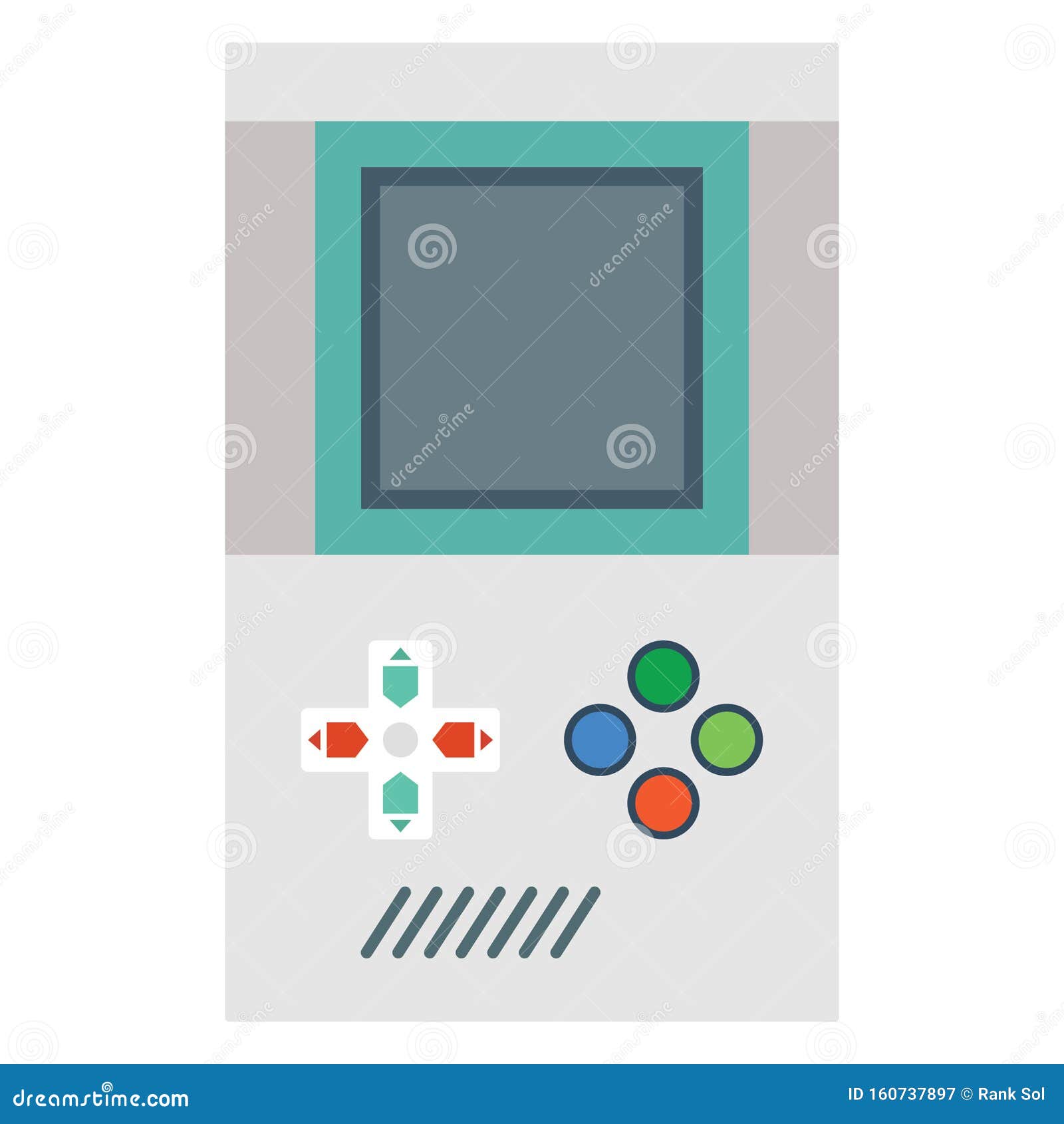 Gameboy Vector Icon Isolated On Transparent Background, Linear G ...