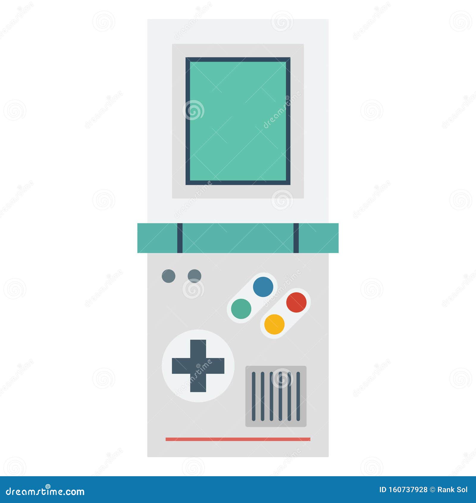 Gameboy Vector Icon Isolated On Transparent Background, Gameboy ...