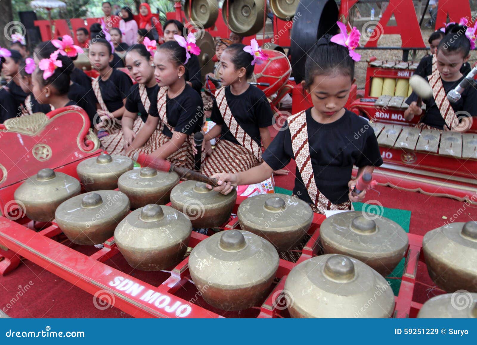 Gamelan editorial stock image. Image of instruments, java - 59251229