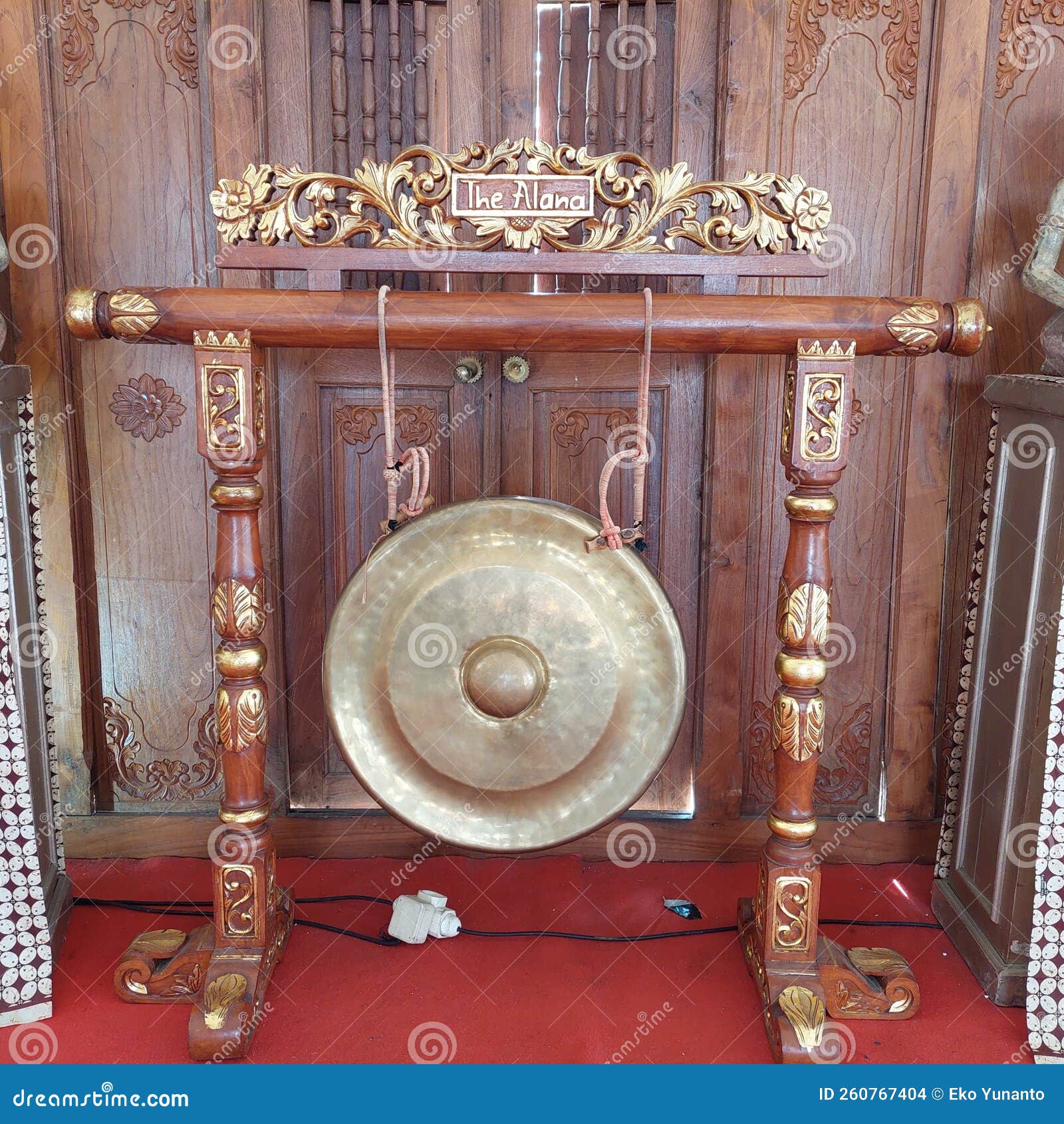 Gamelan Musical Instrument, Originating from Java, Indonesia Stock ...