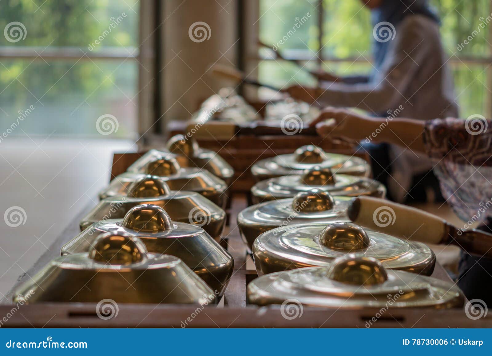 Gamelan, Traditional Balinese Percussive Music Instruments In Bali And ...