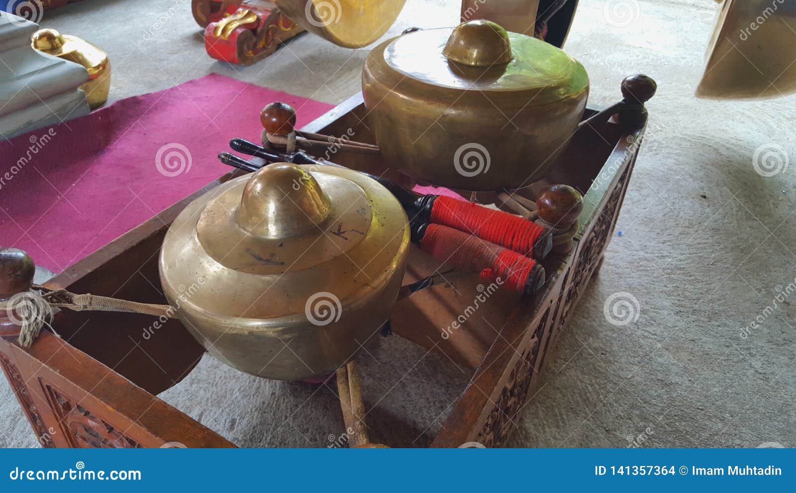 Gamelan, a Traditional Musical Instrument from Java Stock Photo - Image ...