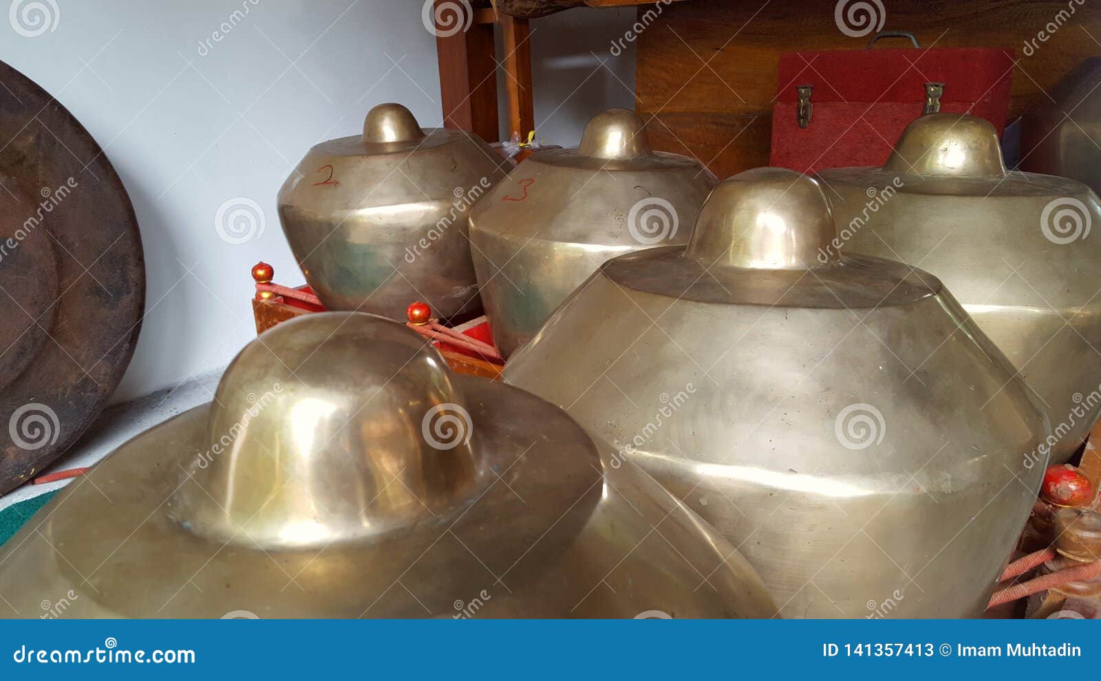 Gamelan, a Traditional Musical Instrument from Java Stock Image - Image ...