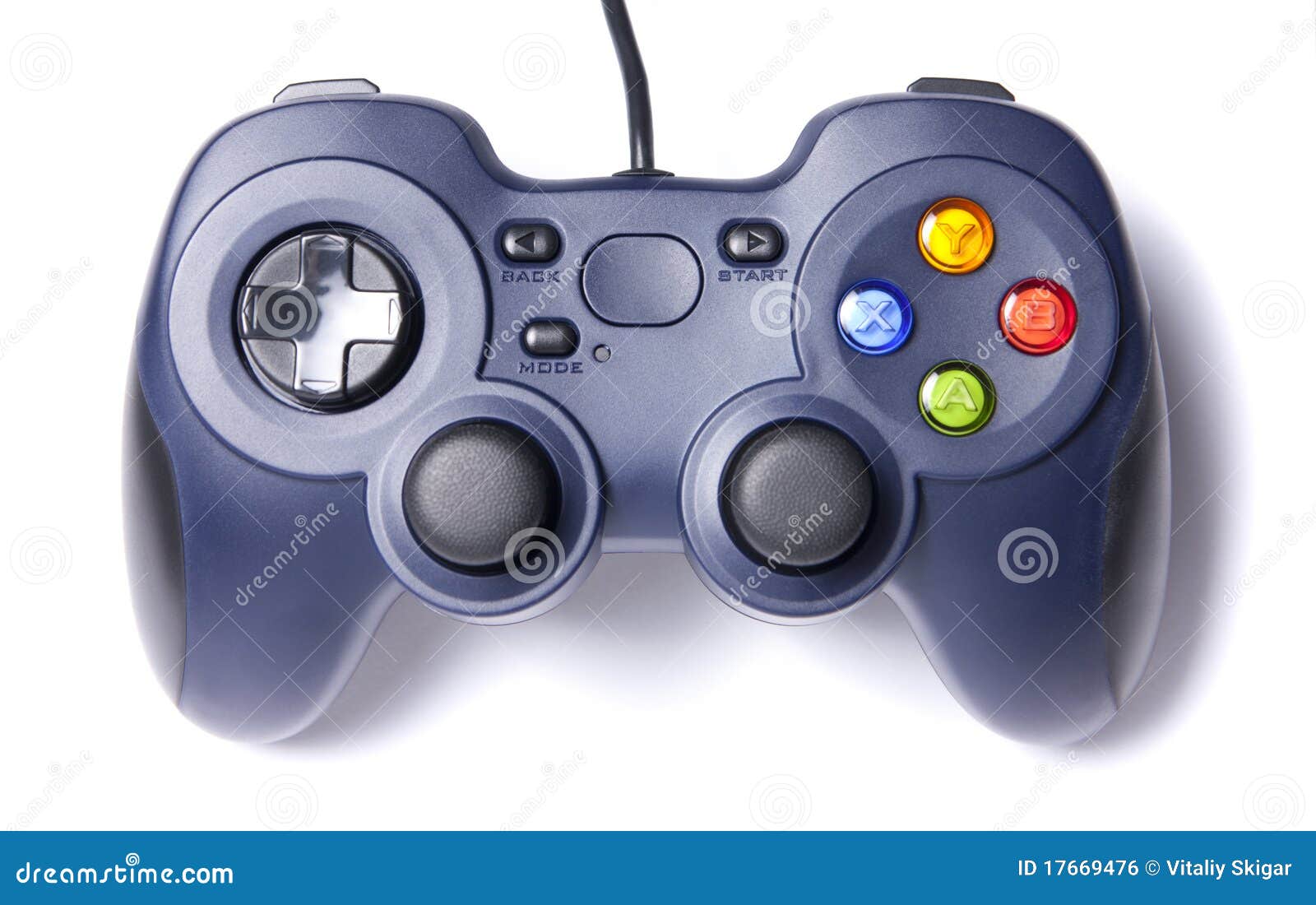 Gamepad stock photo. Image of wireless, peripheral, controller - 17669476