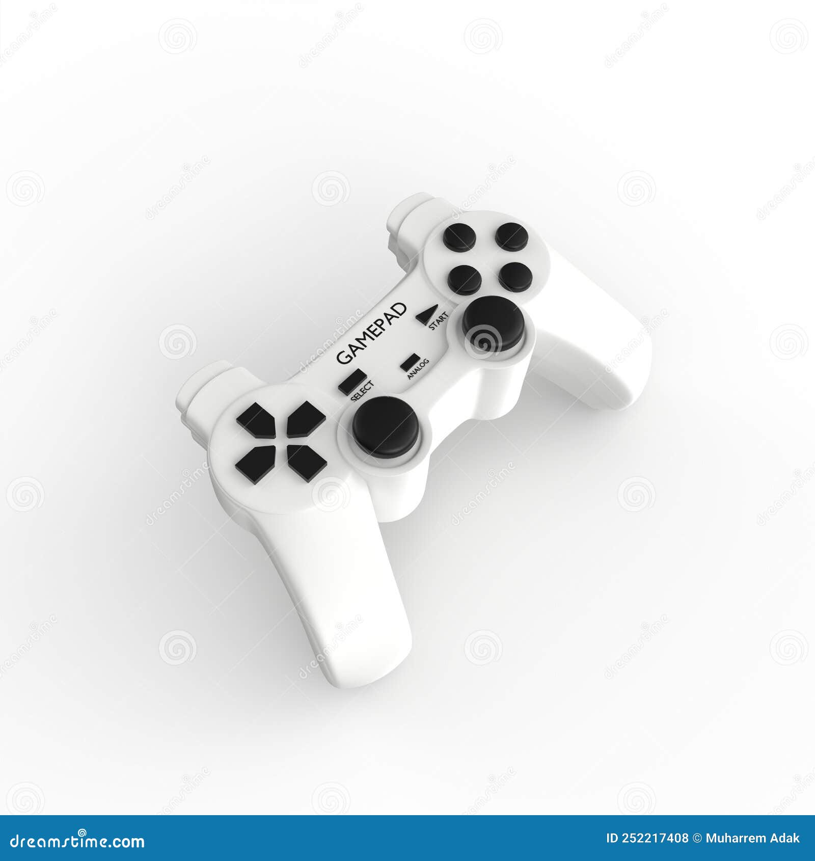 Gamepad Controller Isloated on Background Graphic Design Stock ...