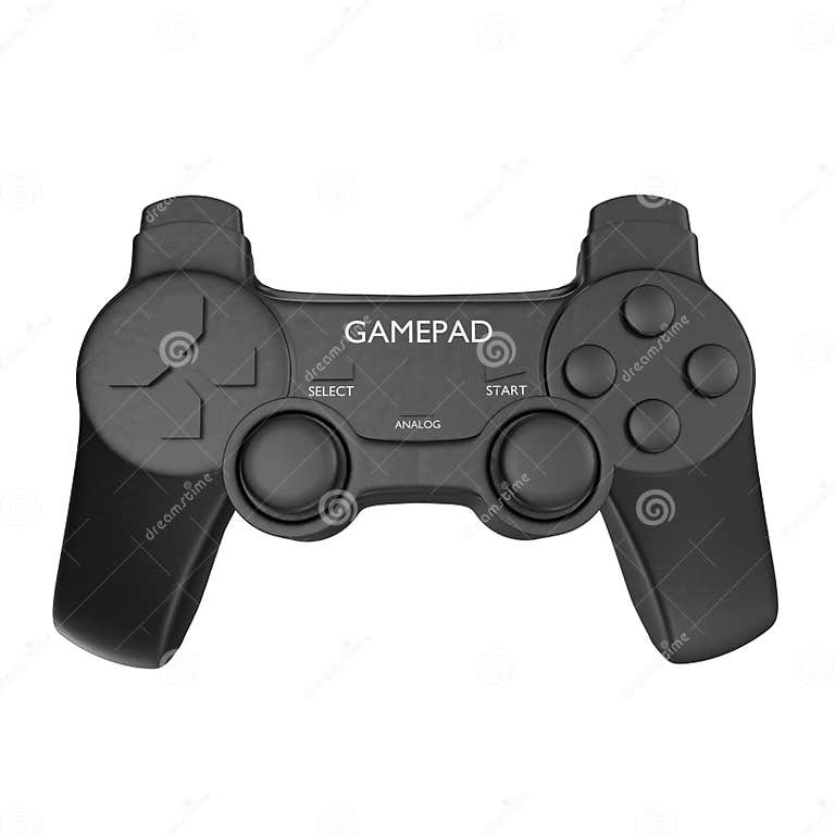 Gamepad Controller Isloated on Background Graphic Design Stock ...