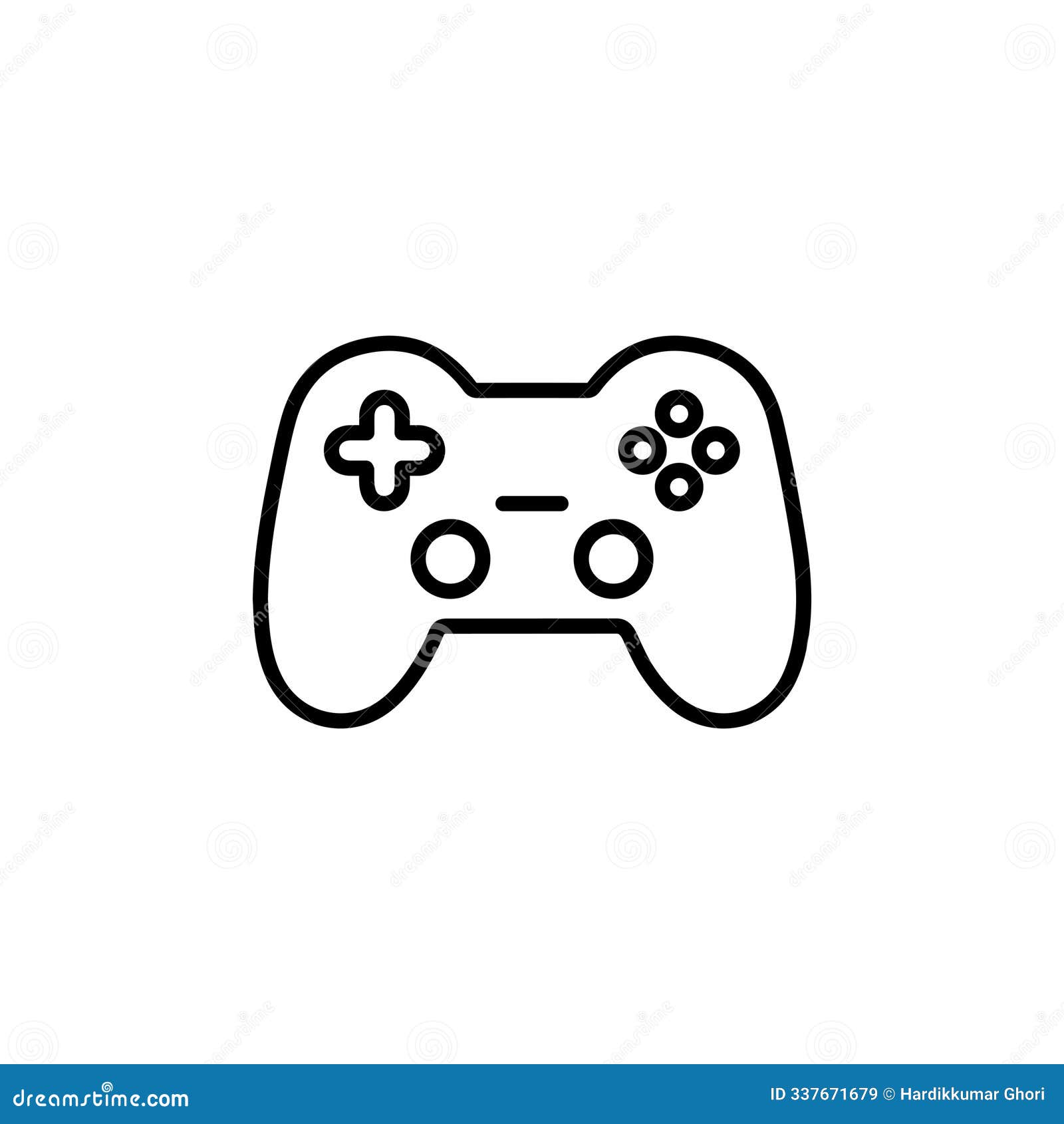 Gamepad Icon Set. Video Game Controller Vector Symbol Stock Vector ...