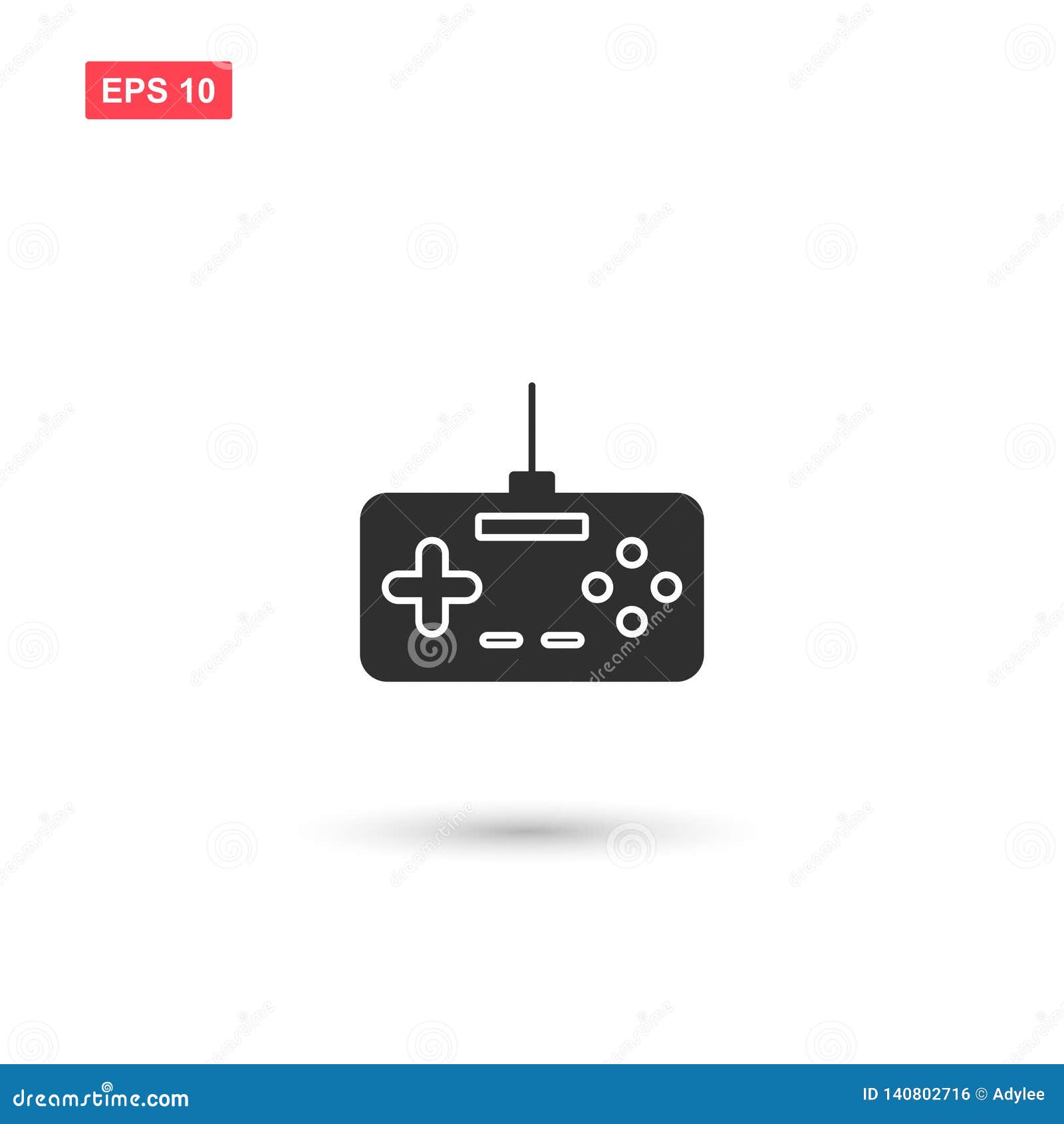 Gamepad Icon Vector Design Isolated 9 Stock Vector - Illustration of ...