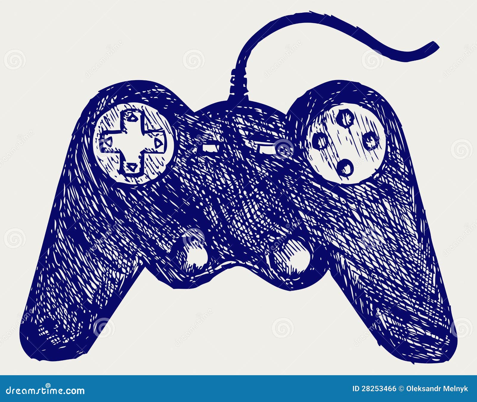 Joystick. A Game Stick One Line Drawing Vector Illustration. Continuous ...