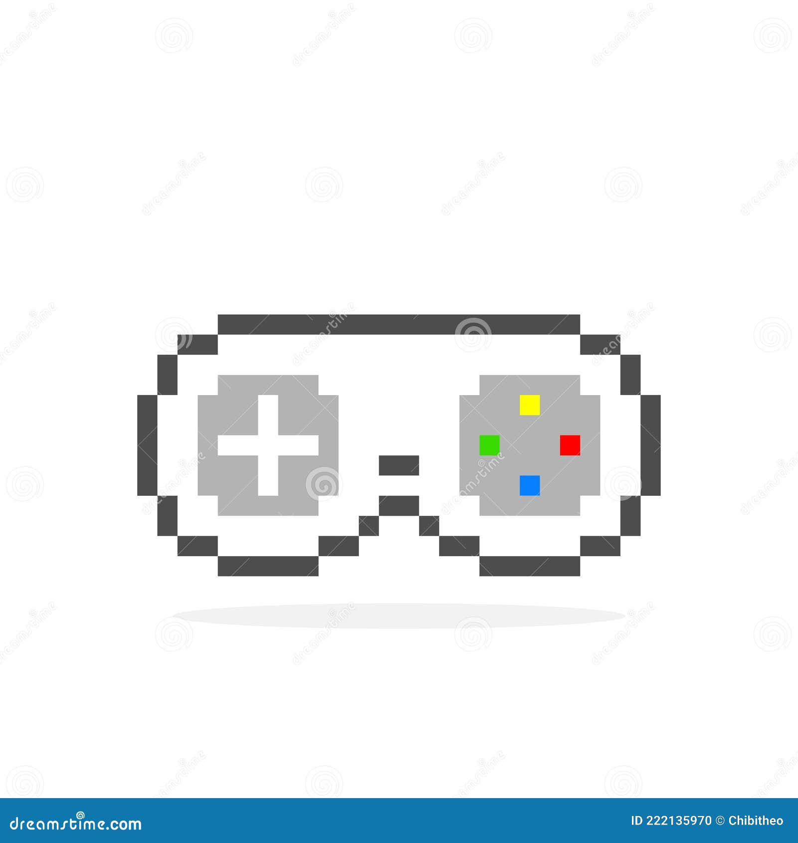 Gamepad Pixel Image. Vector Illustration of a Pixel Joystick Stock ... Gamepad Pixel Image. Vector Illustration of a Pixel Joystick Stock ...