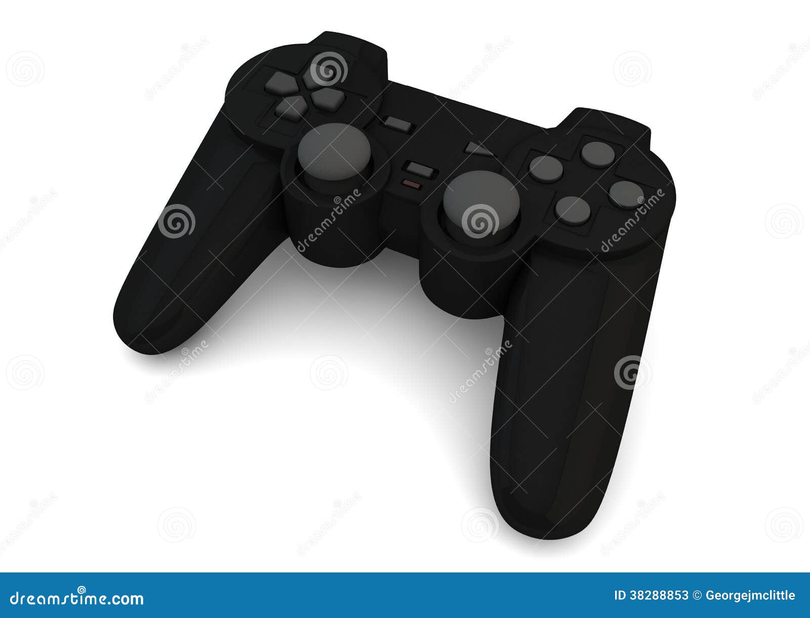 Gamepad stock illustration. Illustration of isolated - 38288853