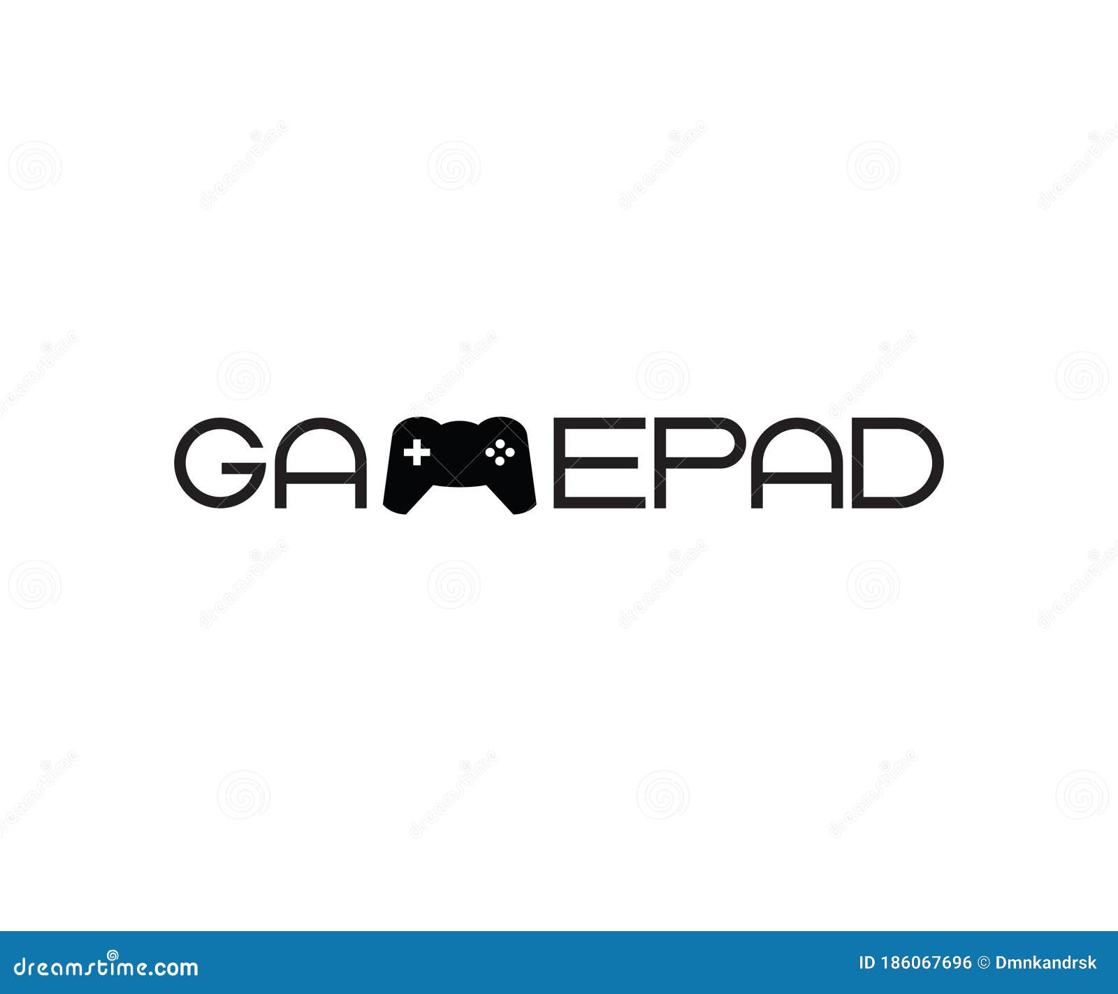 Gamepad Symbol Game Icon Device Play Controller Stock Vector ...