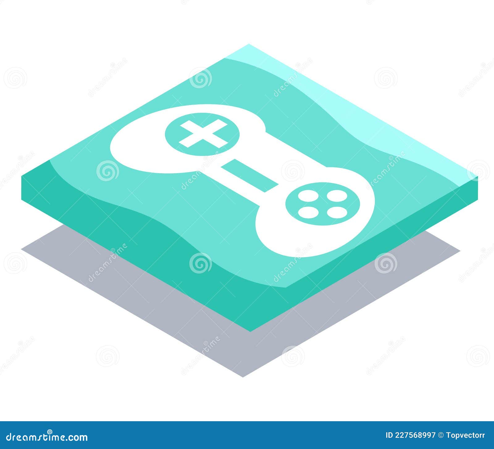 Gamepad Video Game Controller Sign Vector Illustration, Joystick Icon ...