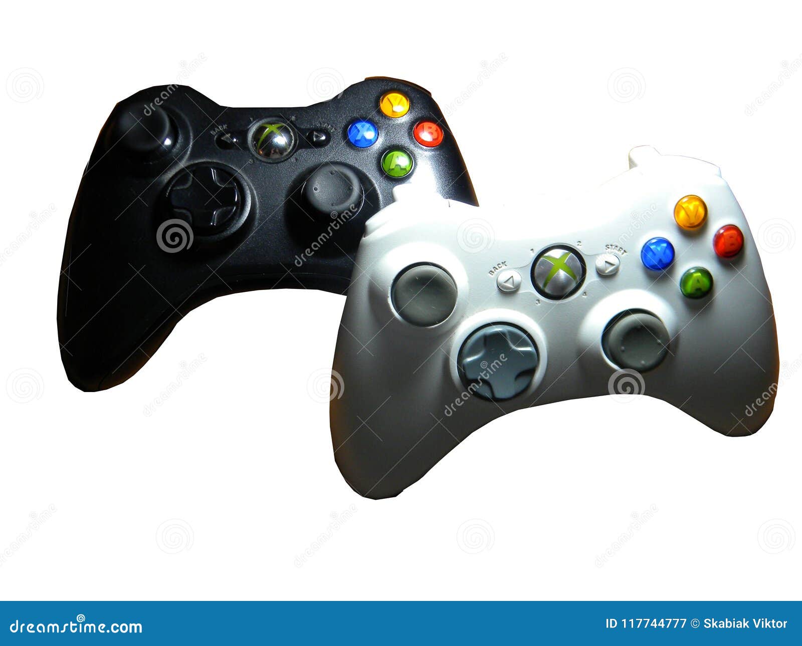GAMEPAD for XBOX editorial photography. Image of white - 117744777