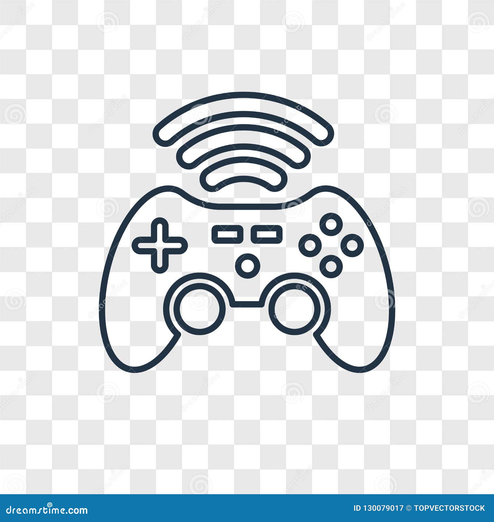 Gameplay Concept Vector Linear Icon Isolated on Transparent Back Stock ...