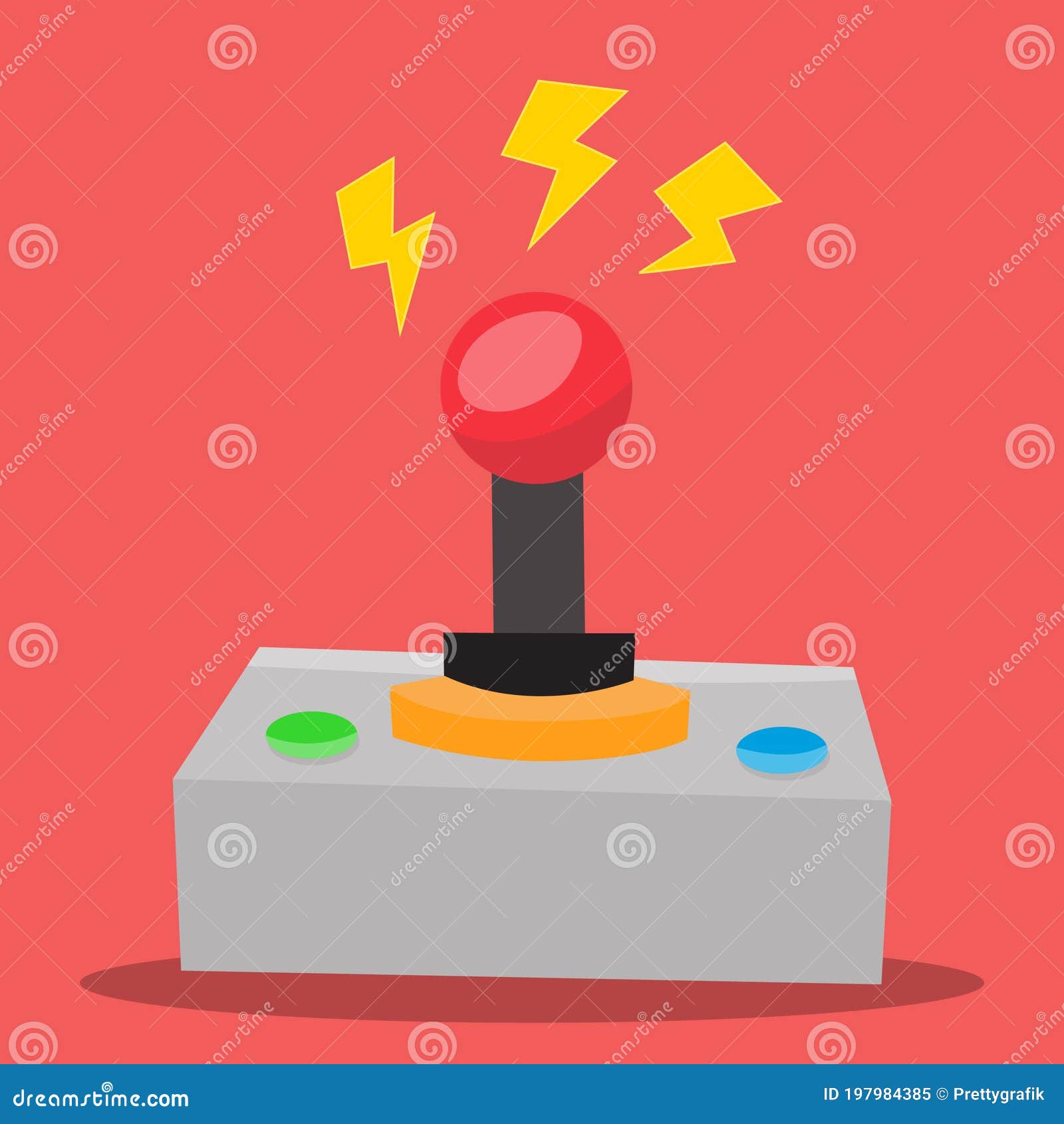 GAMER CONTROL 07 stock vector. Illustration of cartoon - 197984385