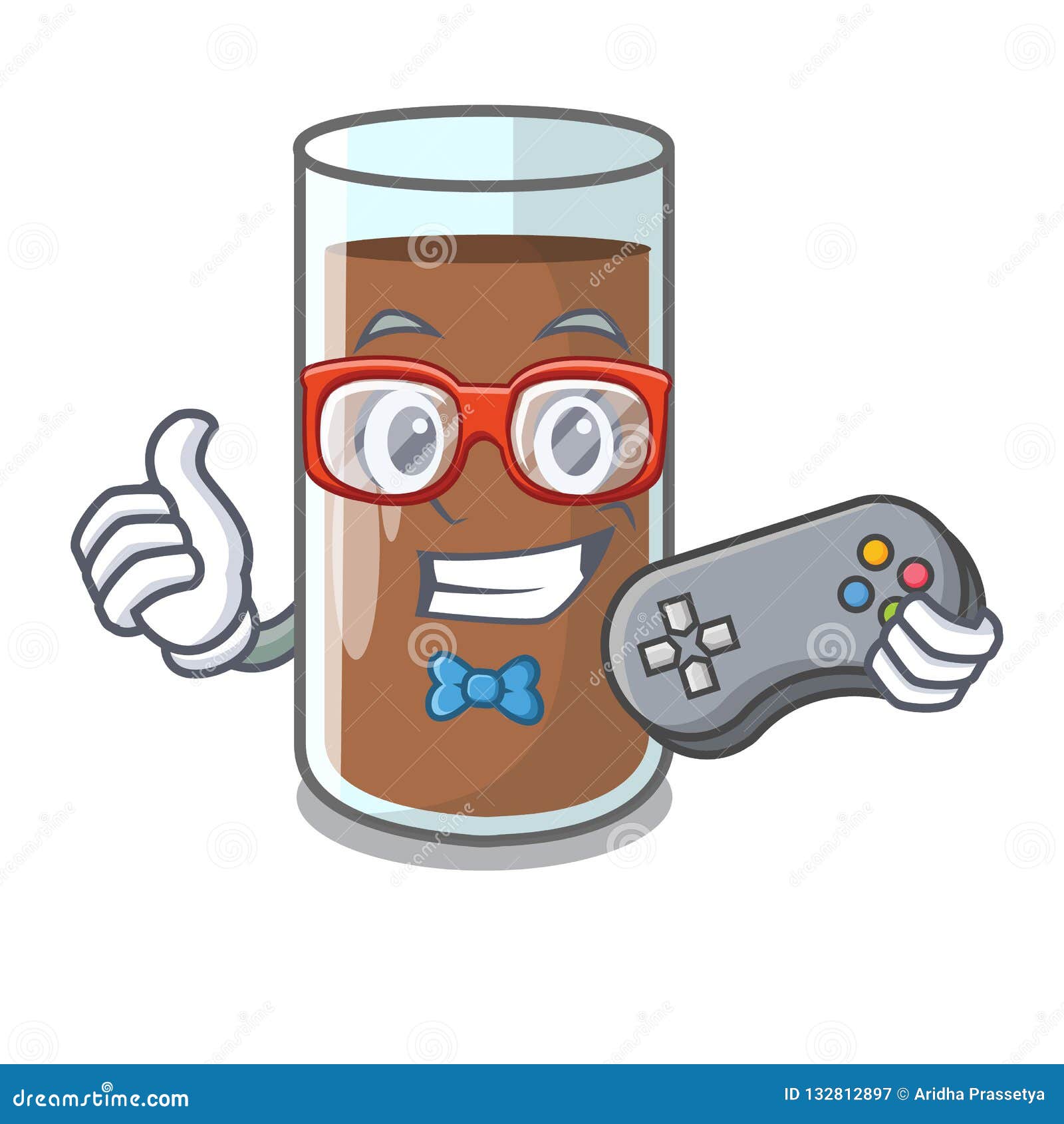Gamer Fresh Chocolate Splash on Pouring Mascot Stock Vector ...