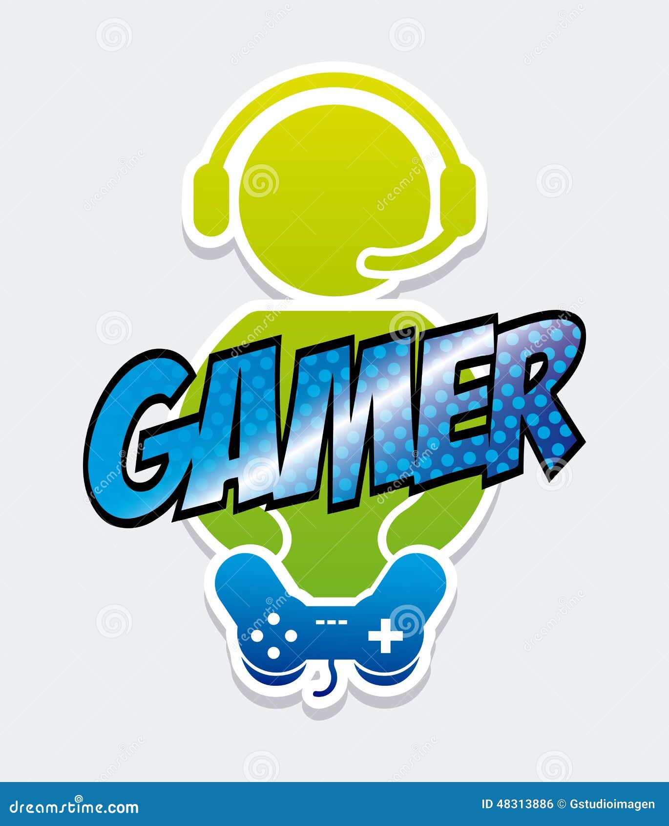 The Gamer Icon Set Vector Illustration | CartoonDealer.com #58366120