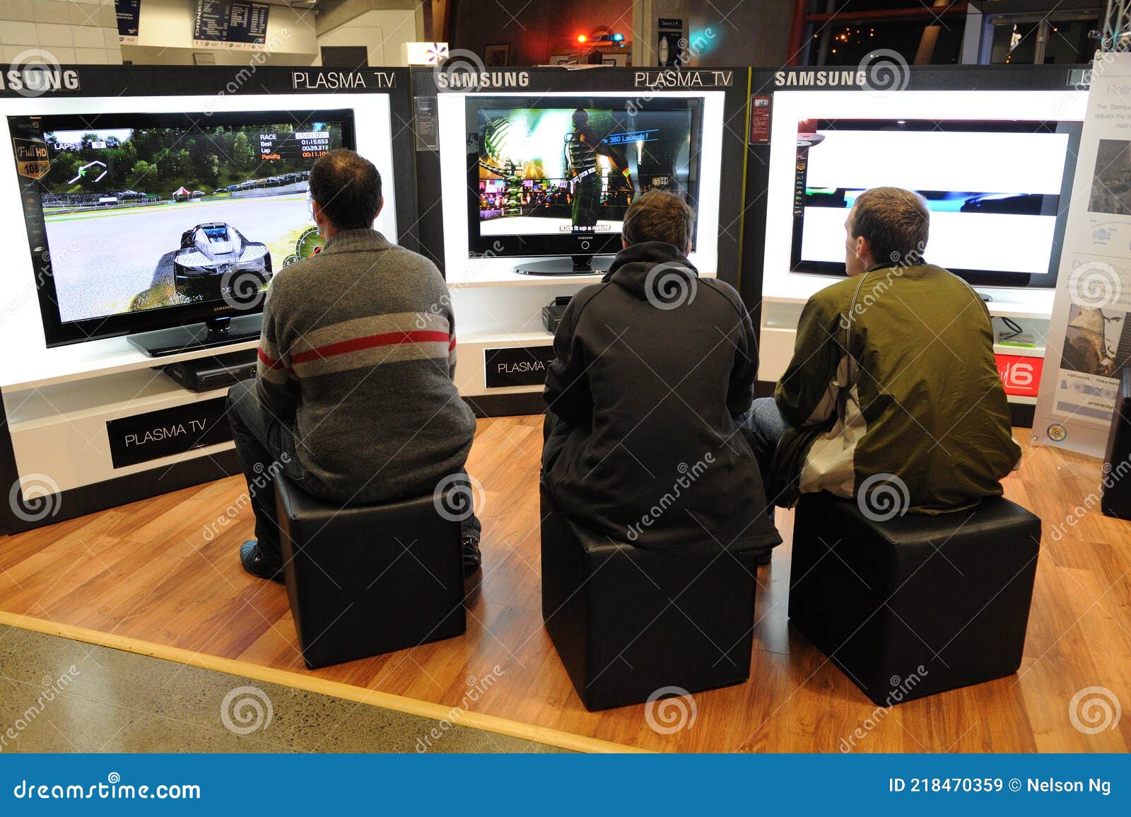 Gamers Competing in Cyber Games Using Computers, Gaming Consoles and ...