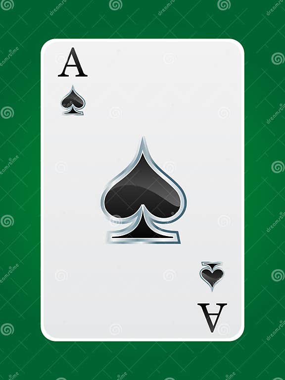 Games card ace stock vector. Illustration of royal, poker - 14183922