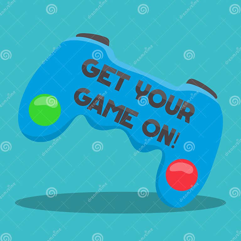 GAMES CONTROLLER BLUE 05 stock vector. Illustration of vector - 197984419