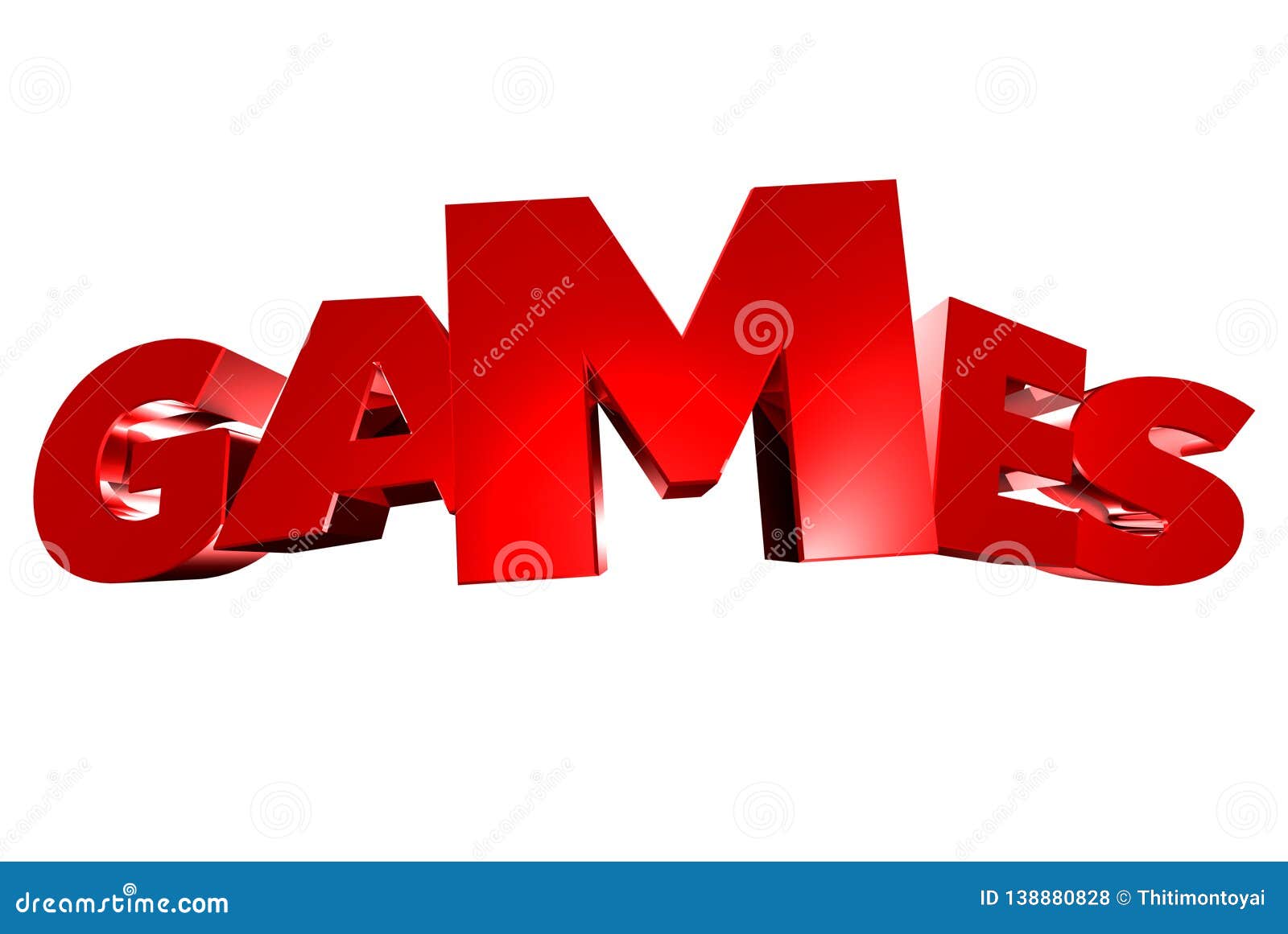 Red 3D games. stock illustration. Illustration of pixel - 138880828