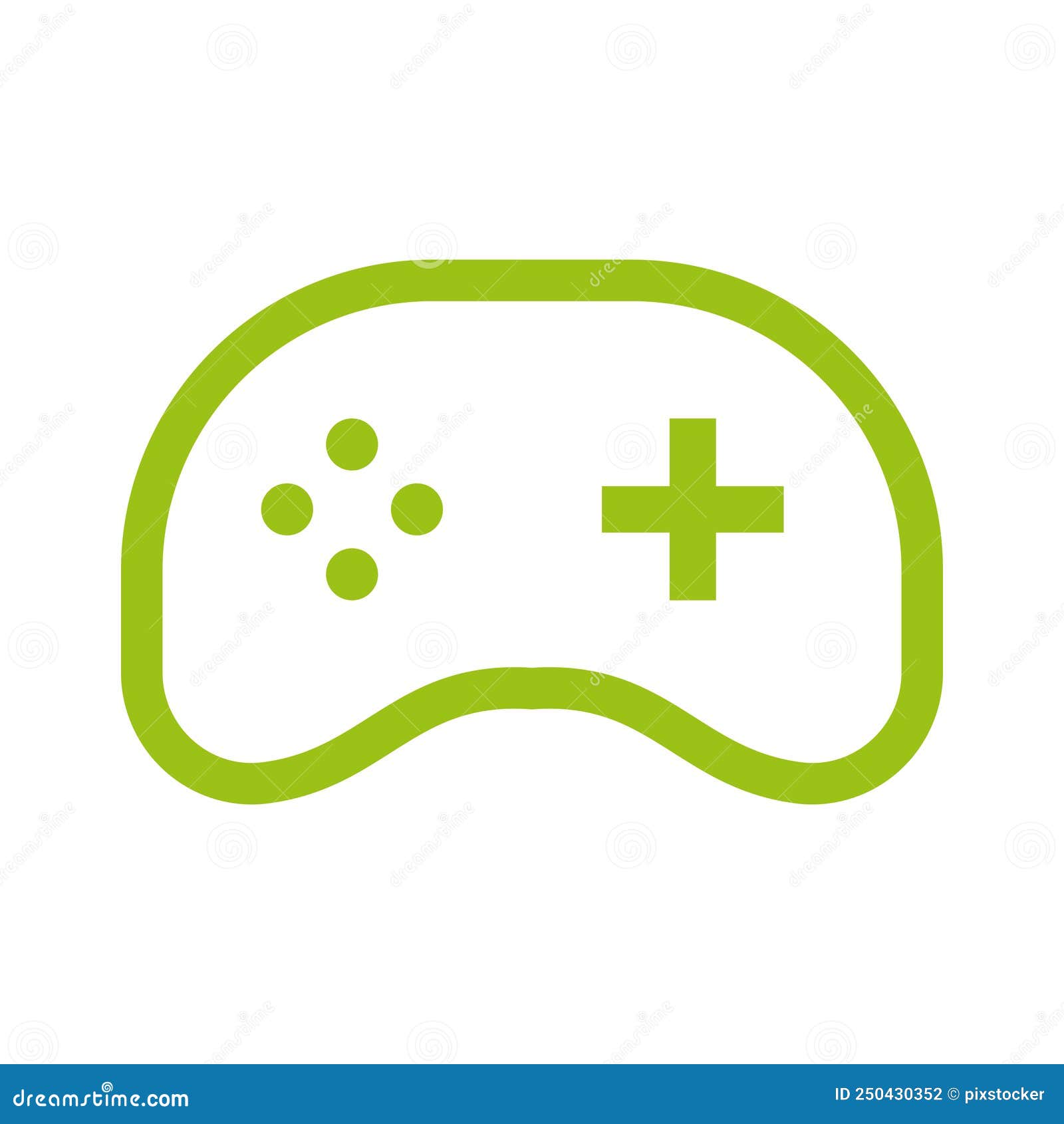 Games Icon on White Background. Gaming Symbol Stream Modern Games ...