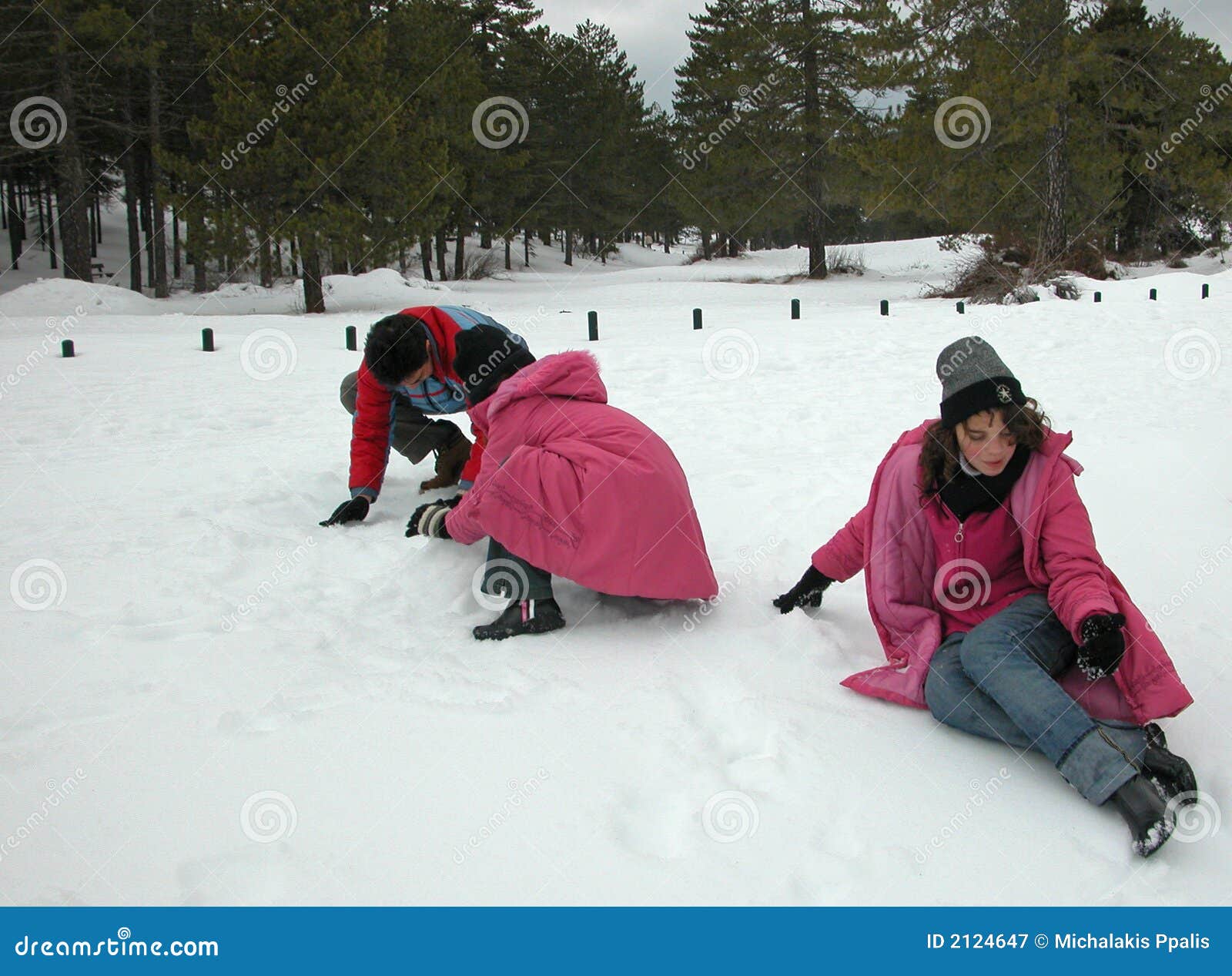 Games in the snow stock image. Image of recreation, action - 2124647