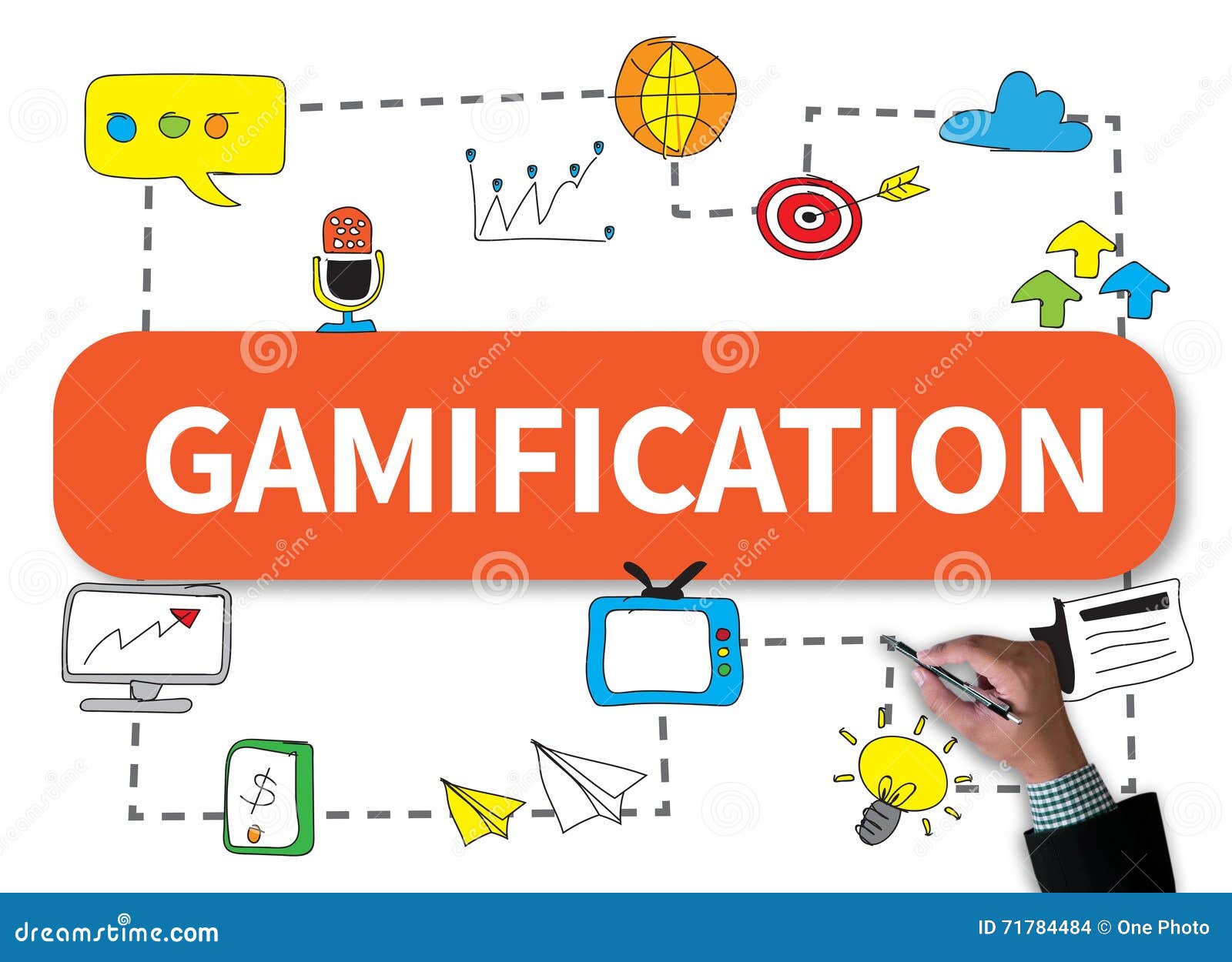 GAMIFICATION stock photo. Image of interaction, complexity - 71784484