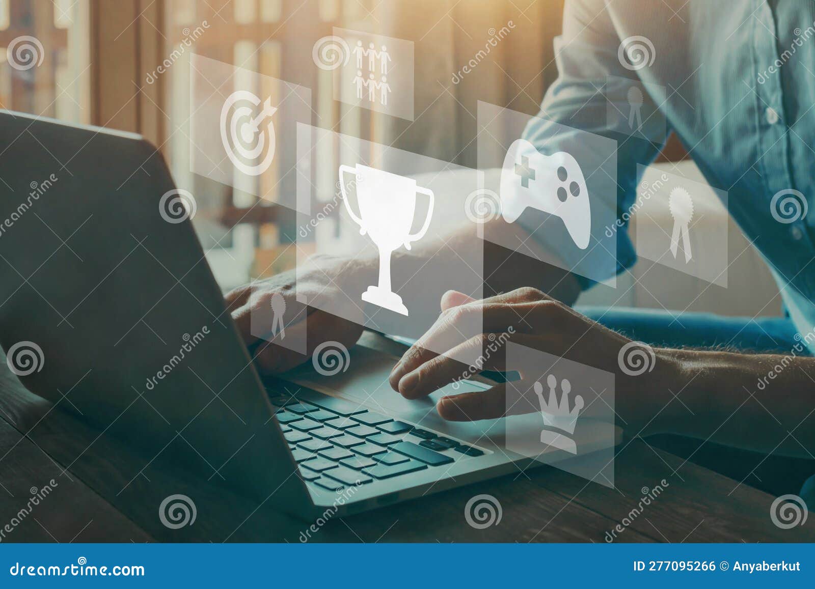 Gamification Concept in Learning, Interactive Engaging Content Stock ...