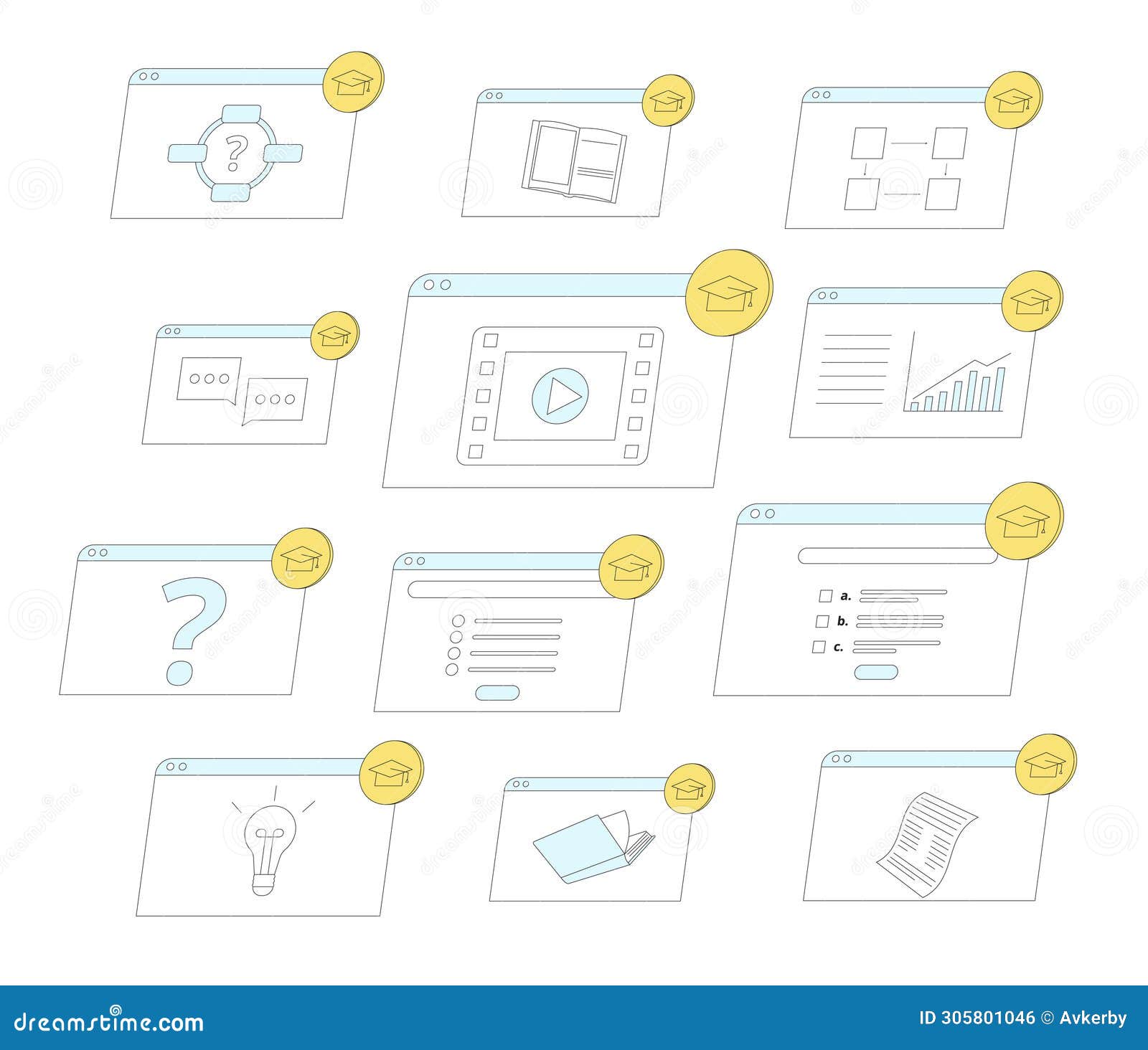 Gamification In Education Concept With Game Controller, Graduation Cap ...