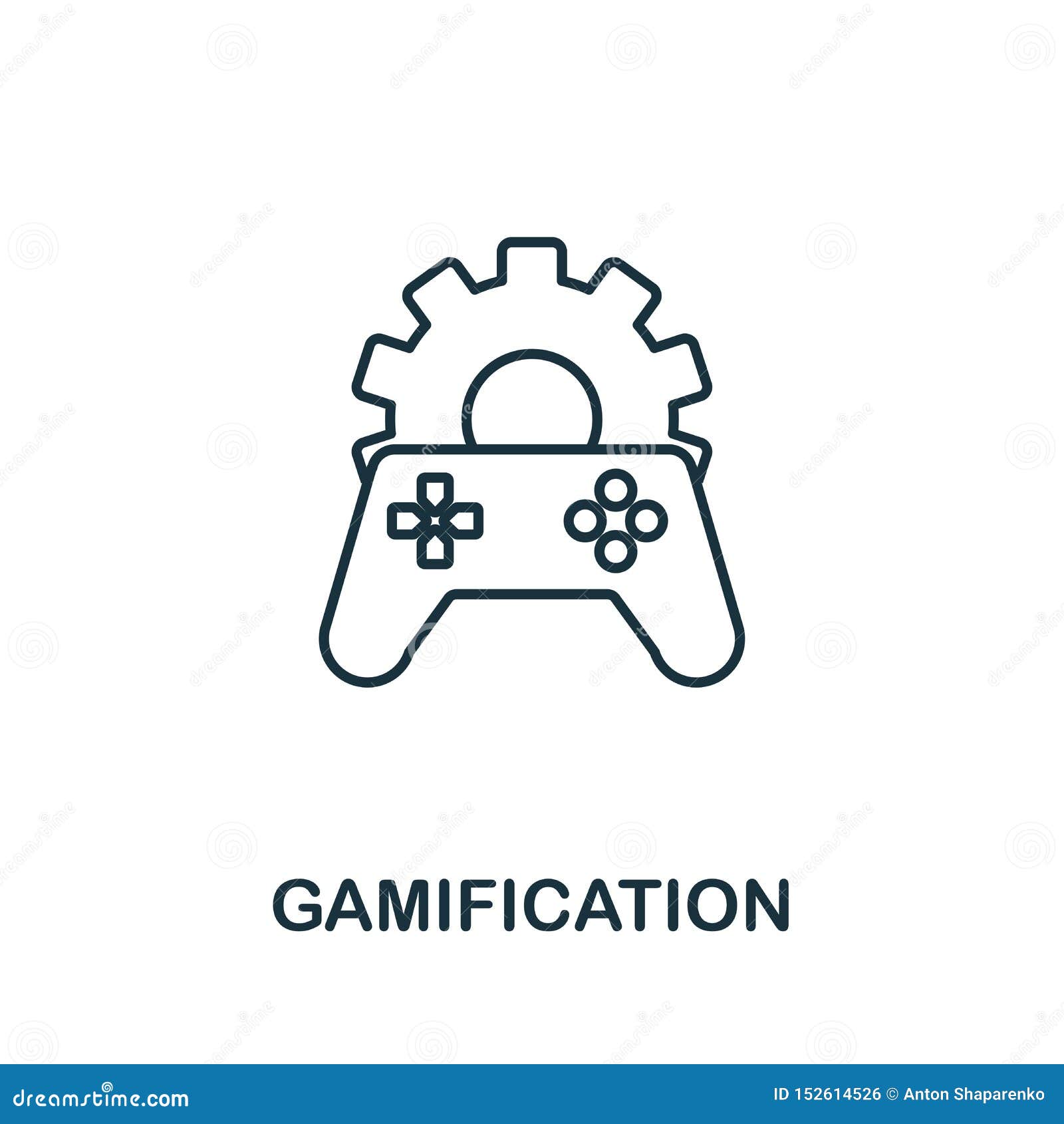 Gamification Line Icons. Editable Stroke. Vector Set Of Graphics ...