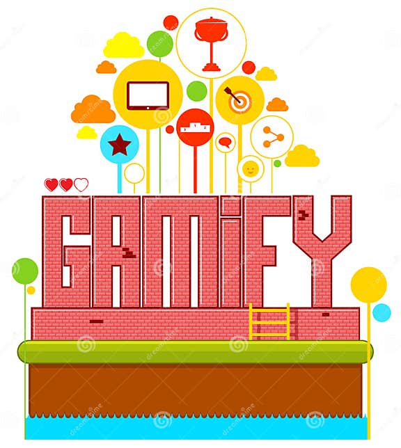 Gamify stock illustration. Illustration of gamify, strategy - 48367866