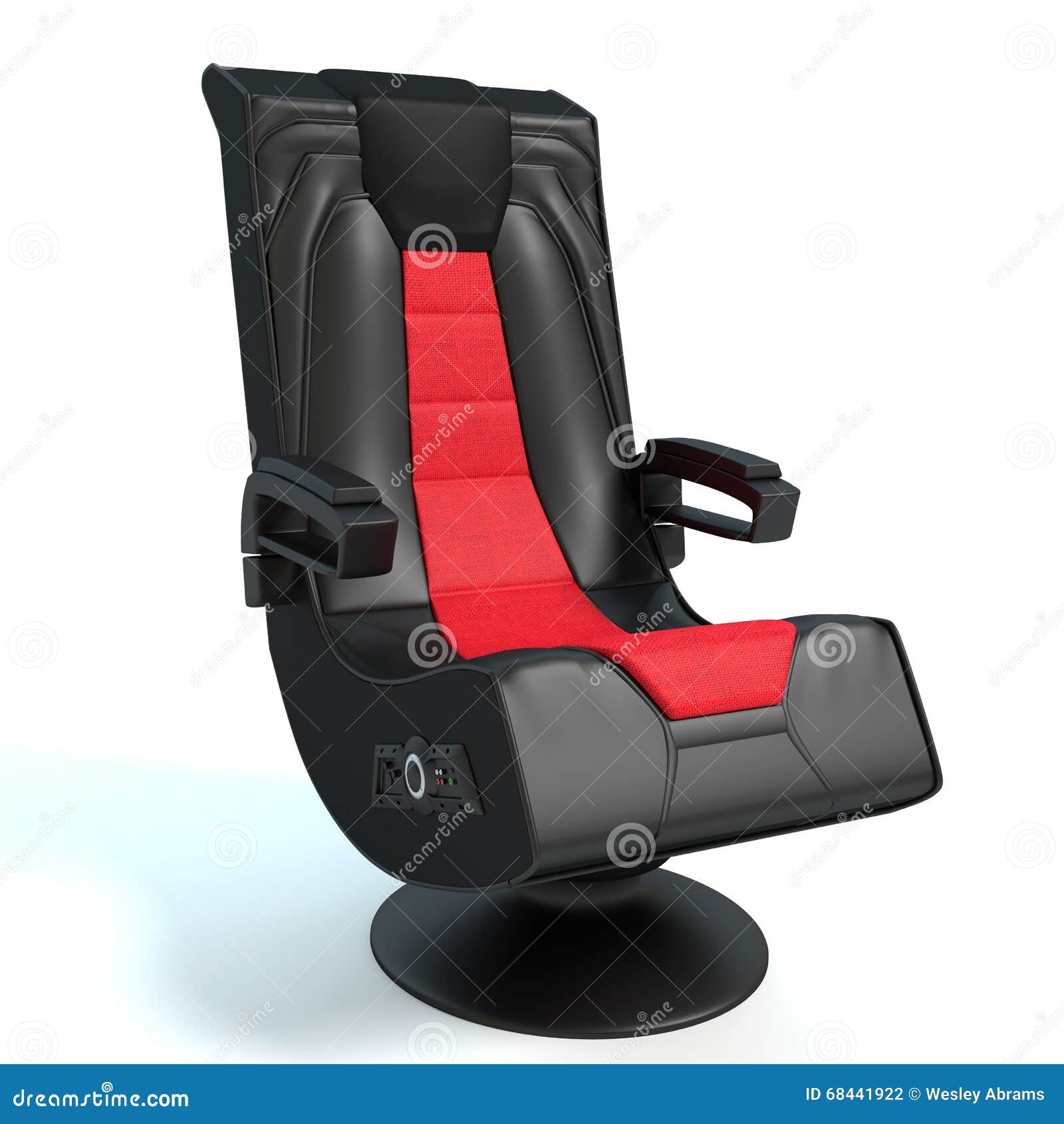 Gaming Chair stock illustration. Illustration of simulator - 68441922