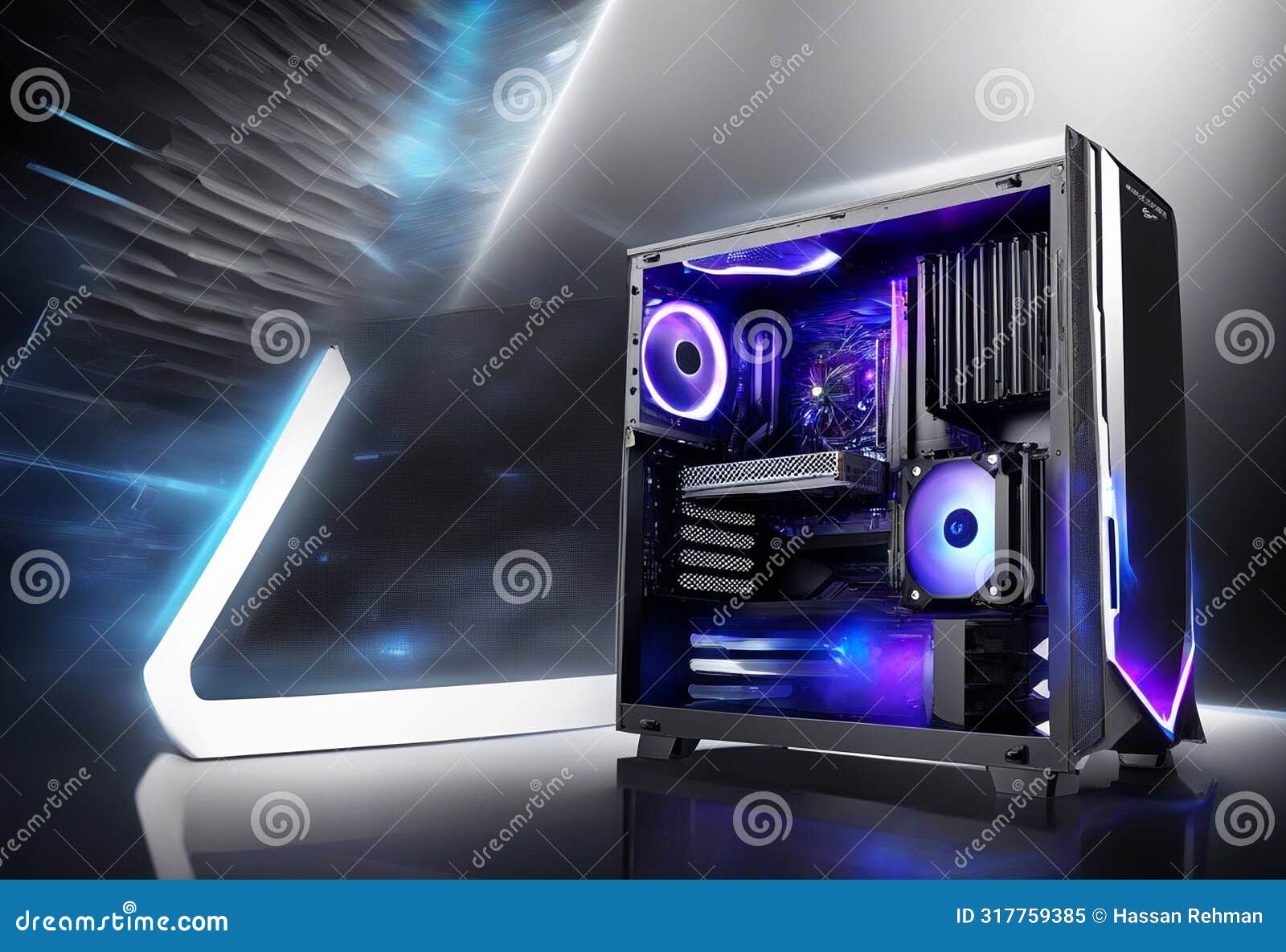 Gaming Computer Case, Gaming Background, Computer Advertising Banner ...