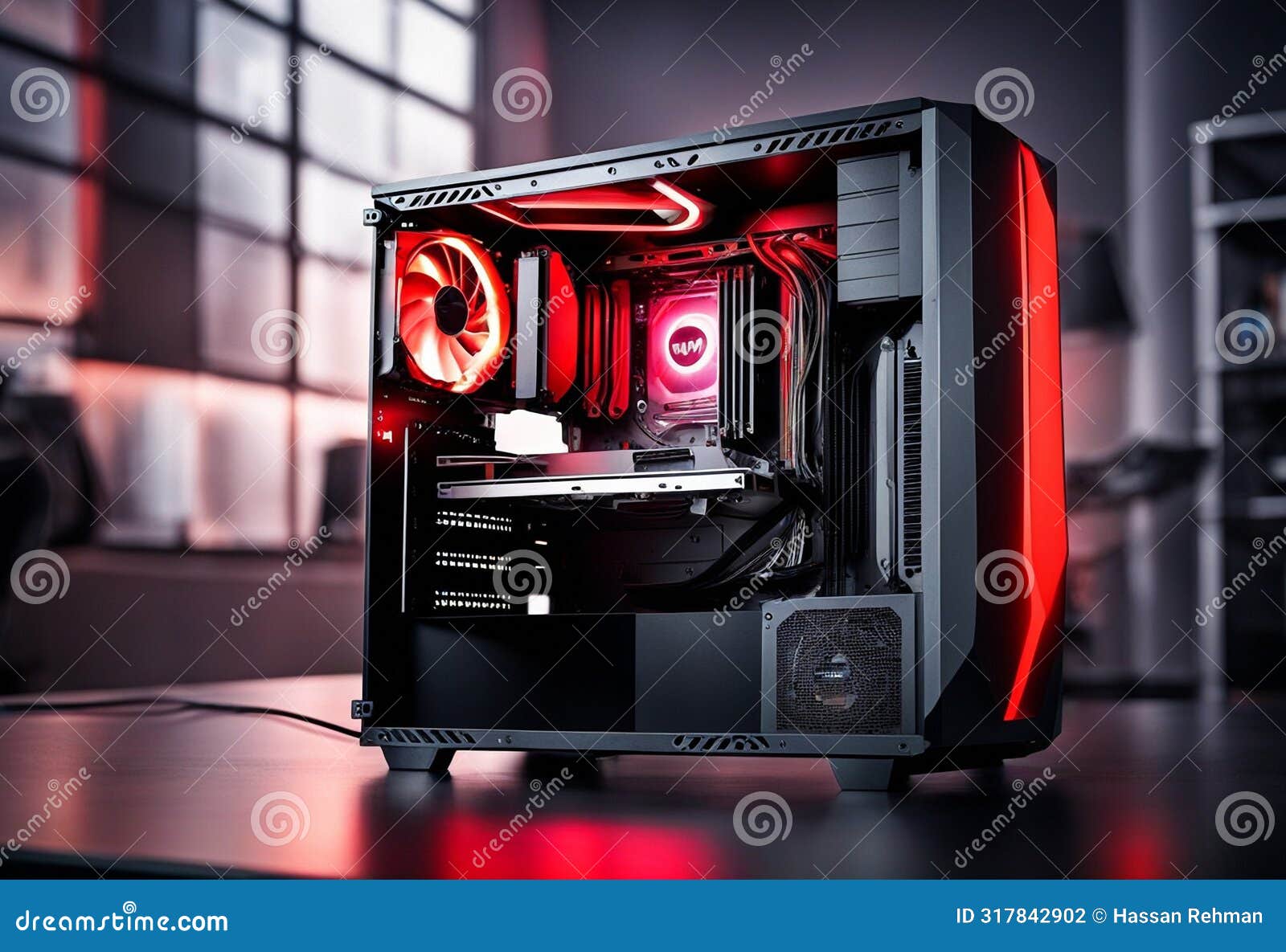 Gaming Computer Case, Gaming Background, Computer Advertising Banner ...