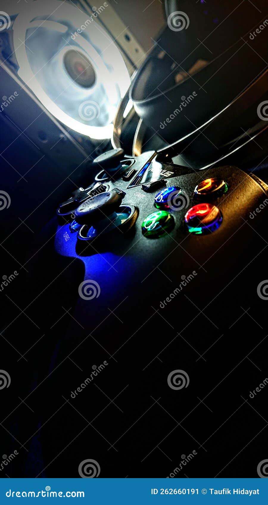 Gaming Computer Controller Cpu Rgb Gear Stock Image - Image of ...