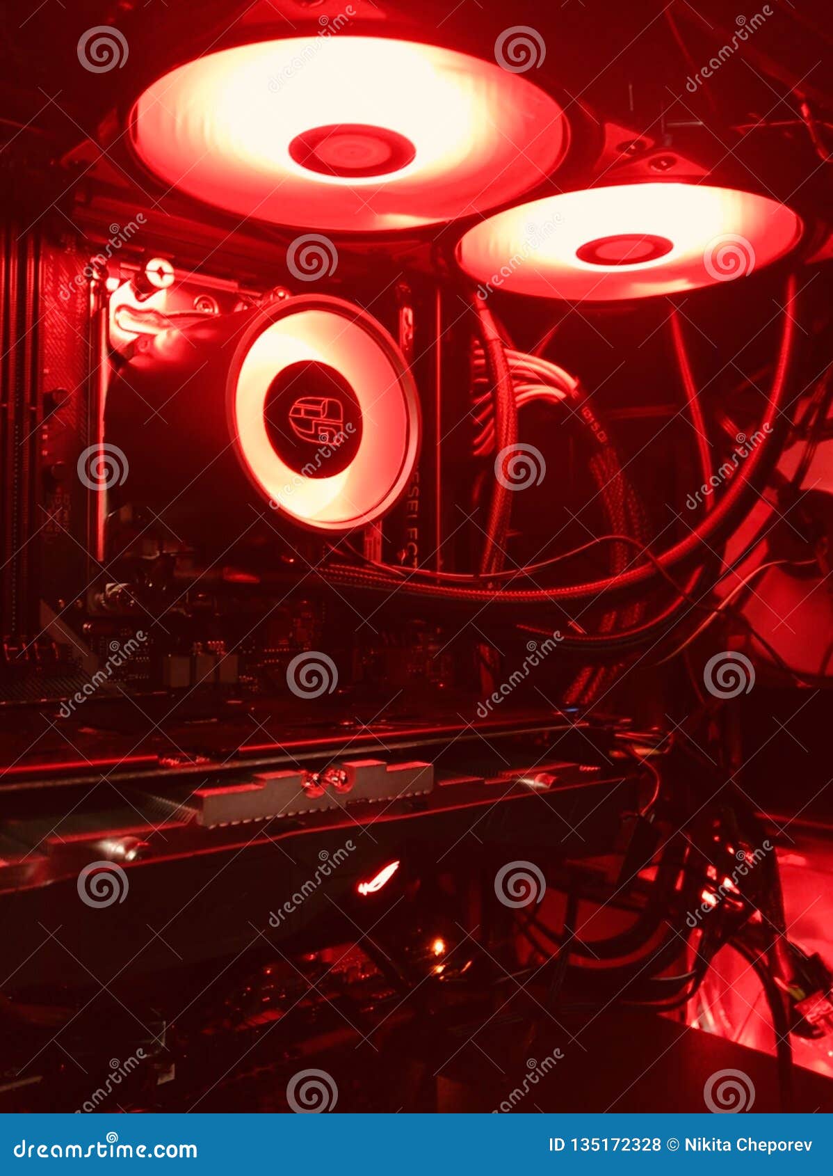 Water Cooling Computer System Background Royalty-Free Stock Photo ...