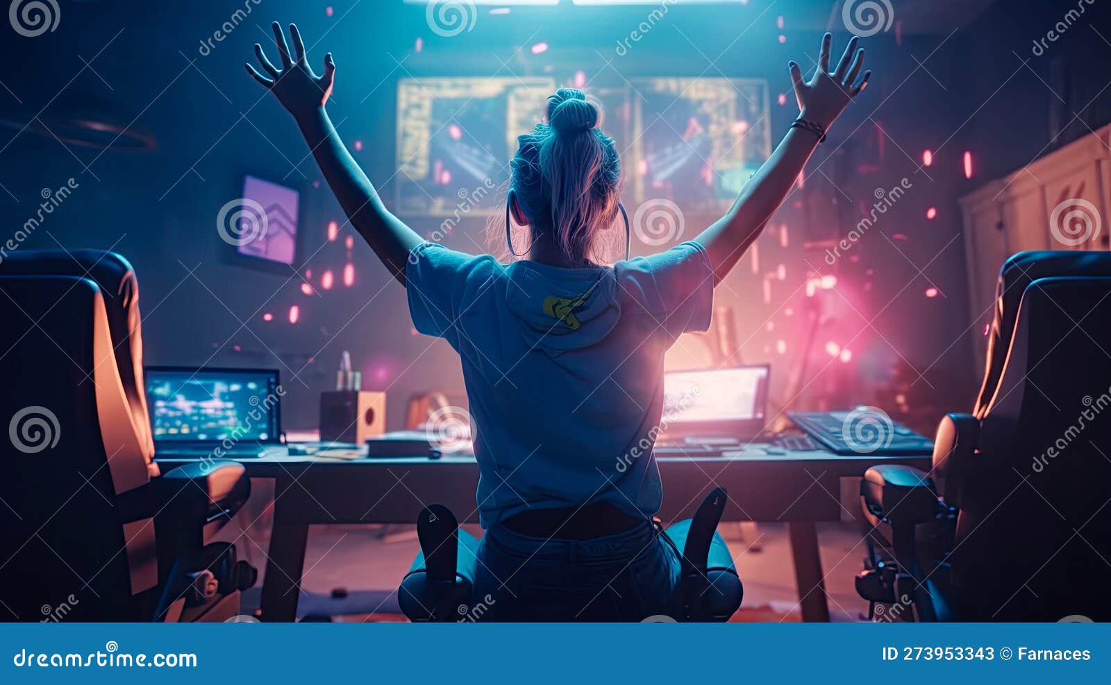 Gaming Concept Illustration Stock Illustration - Illustration of play ...