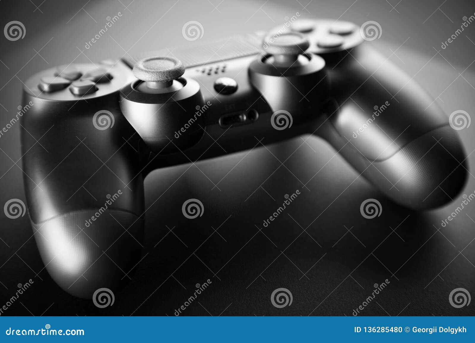 Gaming Console and Controller Stock Photo - Image of joystick, digital ...