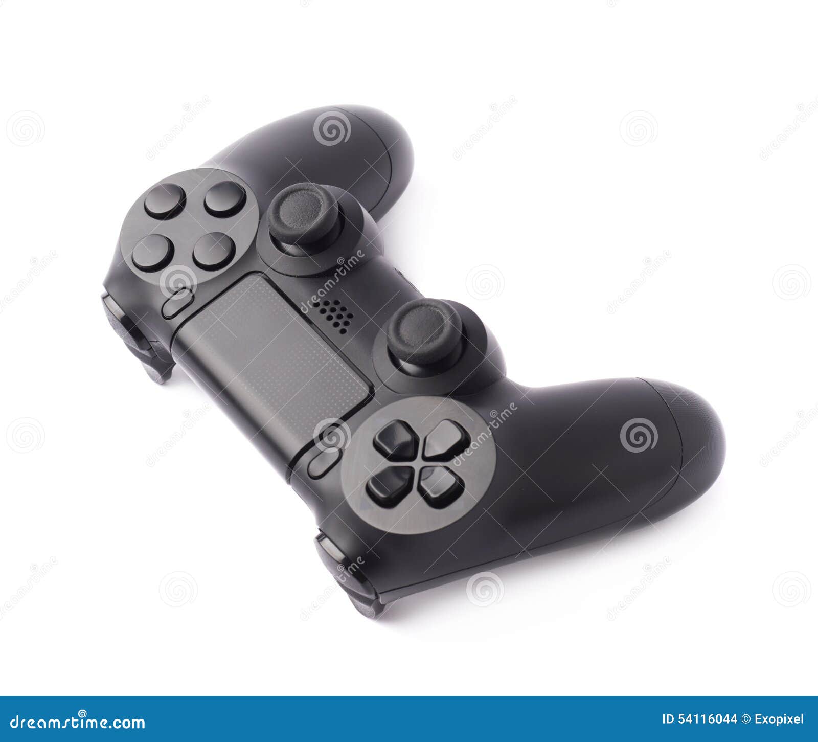 Gaming Console Controller Isolated Stock Photo - Image of entertainment ...