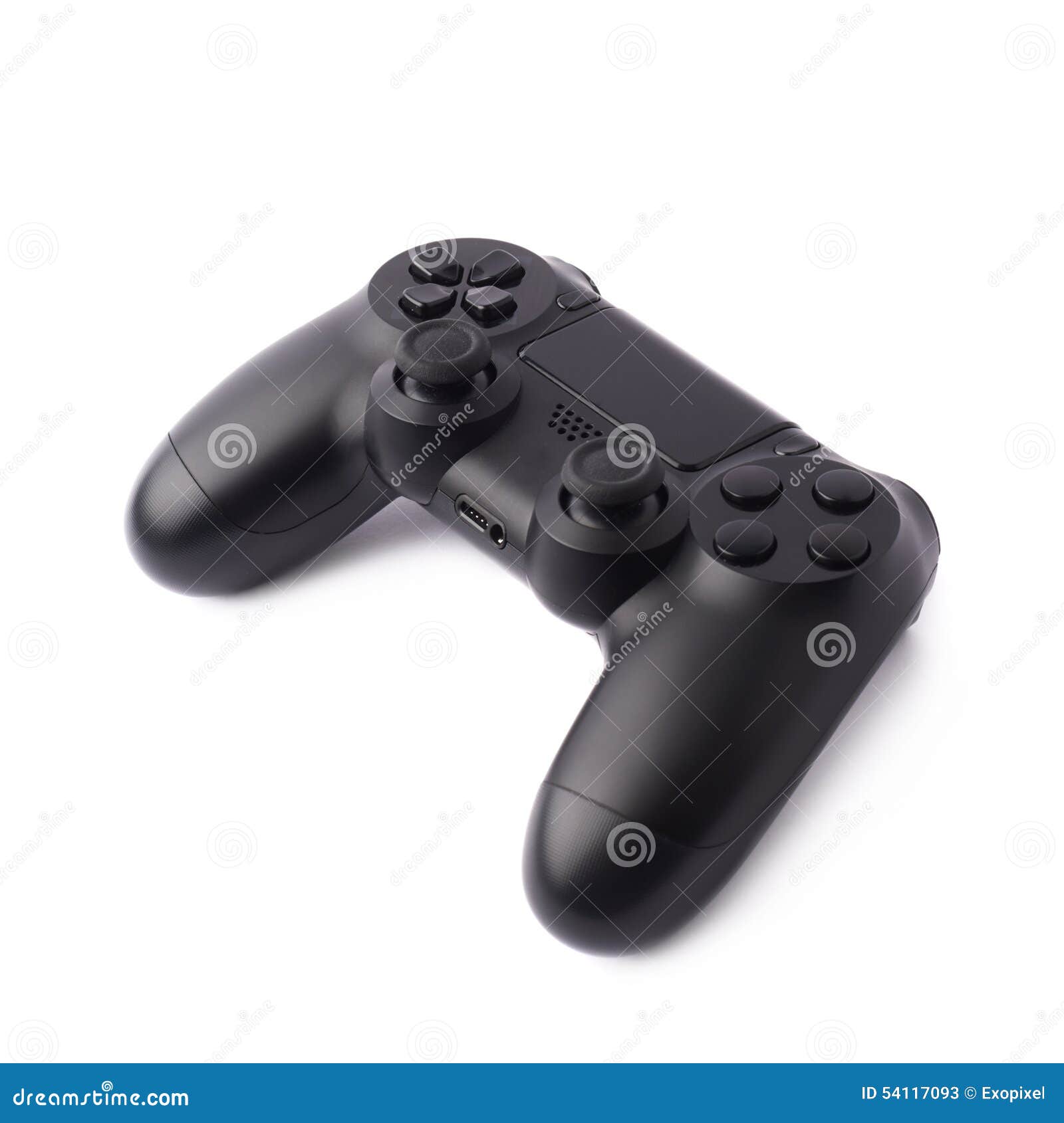 Gaming Console Controller Isolated Stock Image - Image of control ...