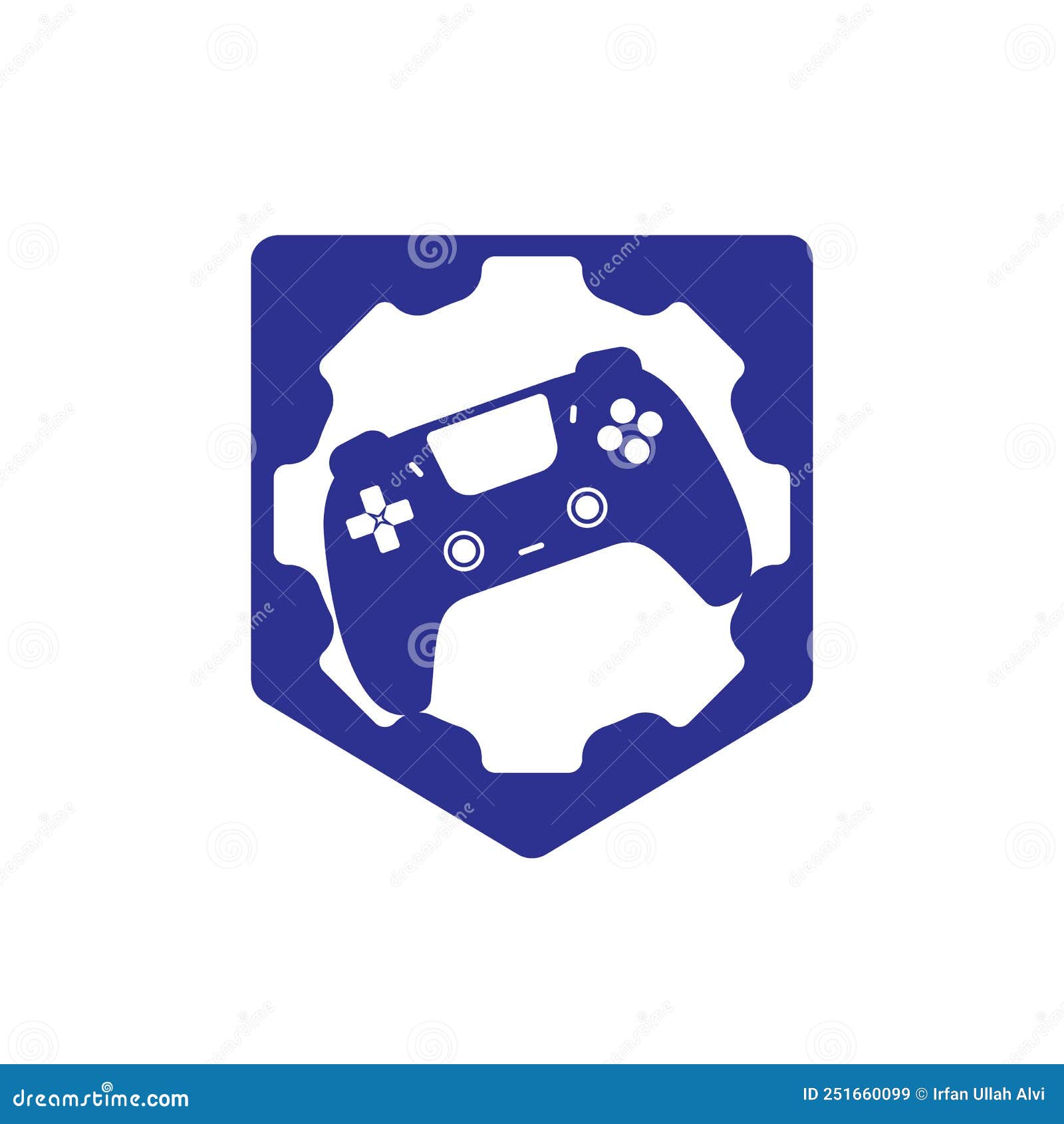 Game Console Repair Vector Logo Design Template. Stock Vector ...