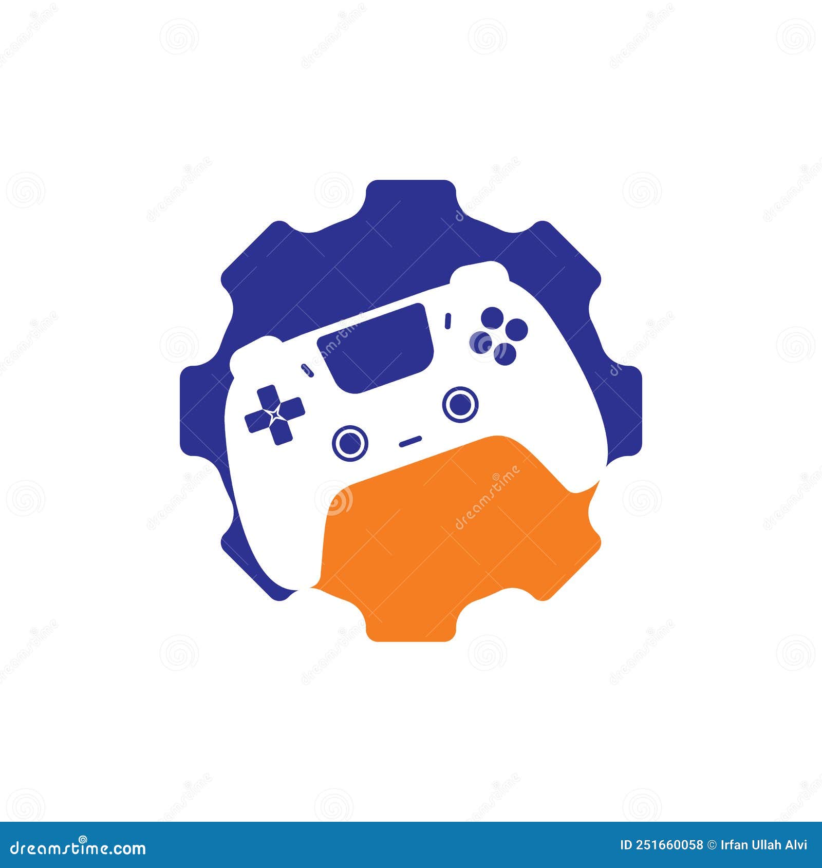 Game Console Repair Vector Logo Design Template. Stock Vector ...