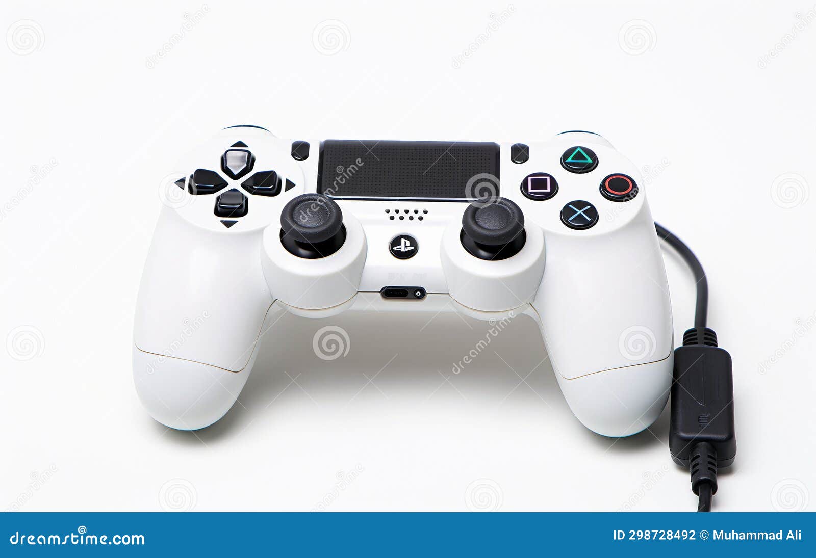 Gaming Console Snapshot on White Background Stock Photo - Image of ...