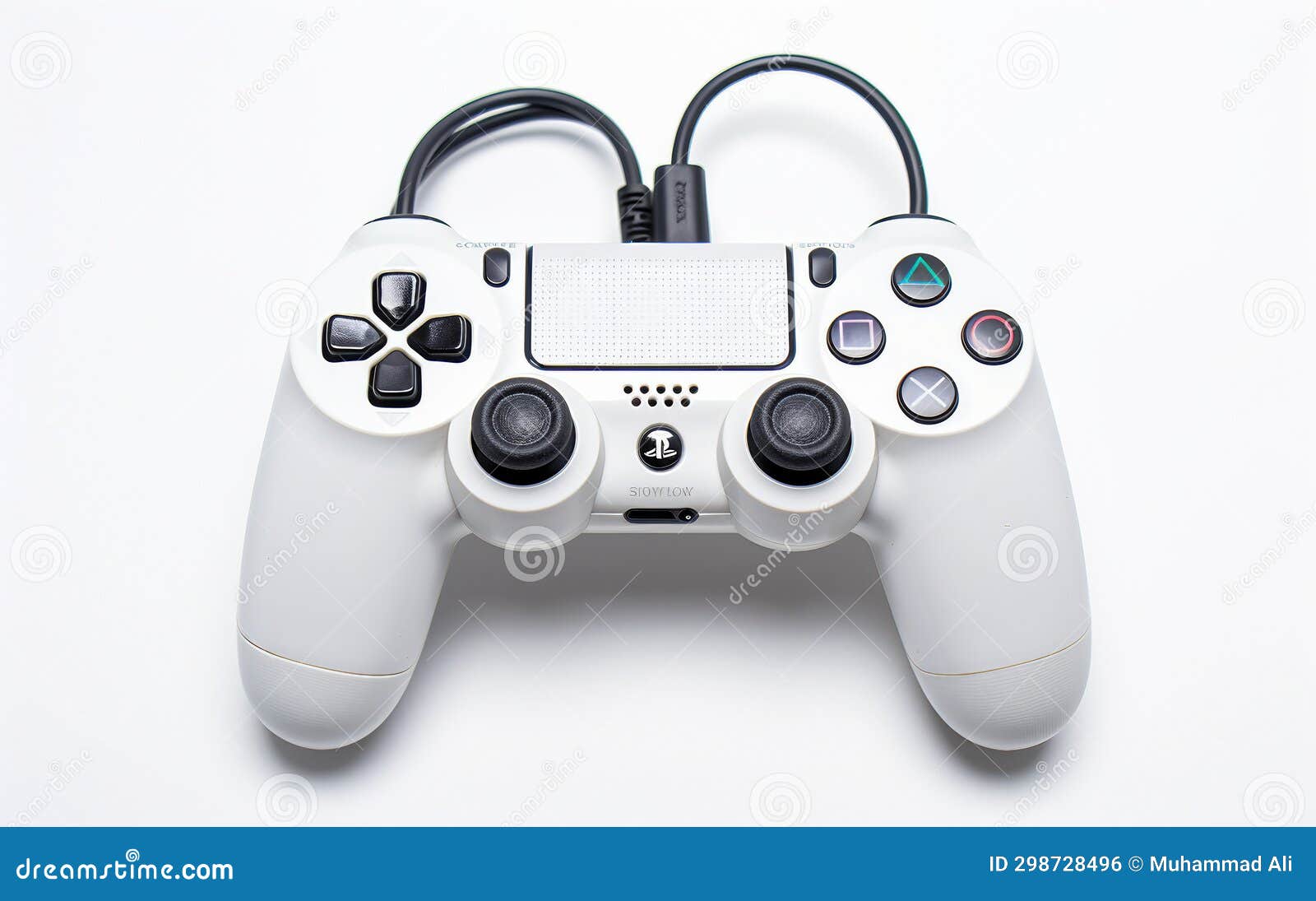 Gaming Console on White Background Stock Illustration - Illustration of ...